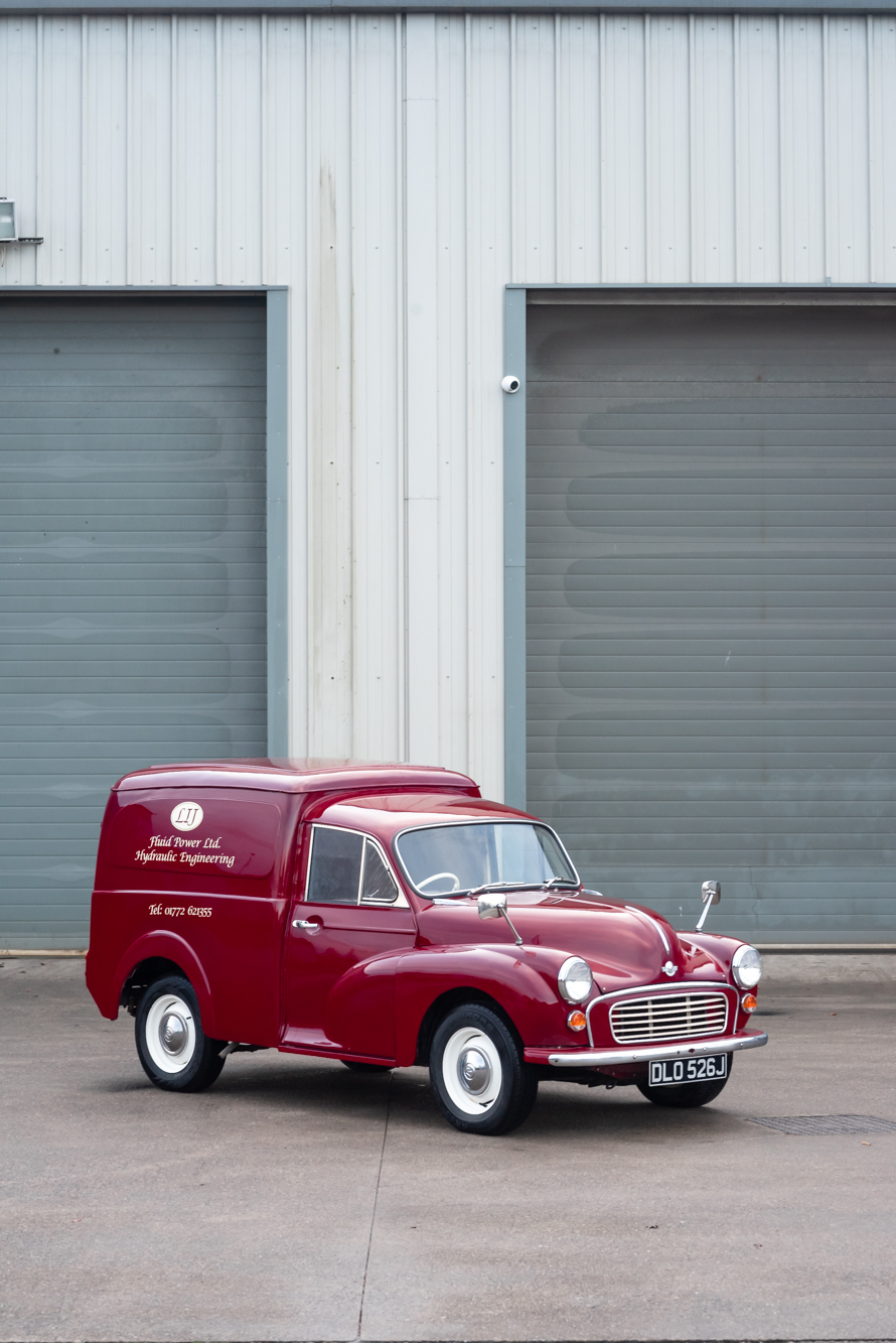 1971 MORRIS MINOR 1000 LIGHT VAN for sale by auction in Leyland ...