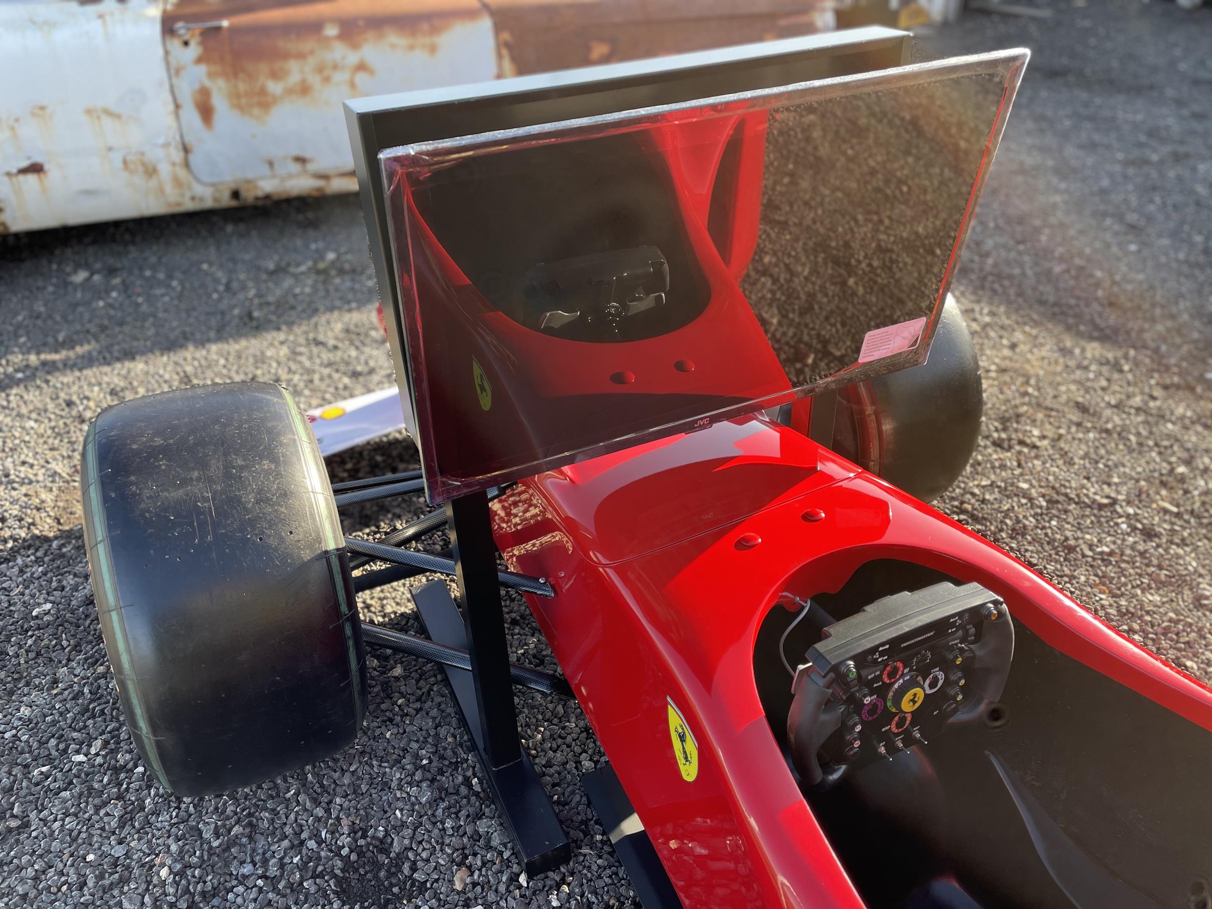 F1 STATIC RACING SIMULATOR - FERRARI LIVERY for sale by auction in ...