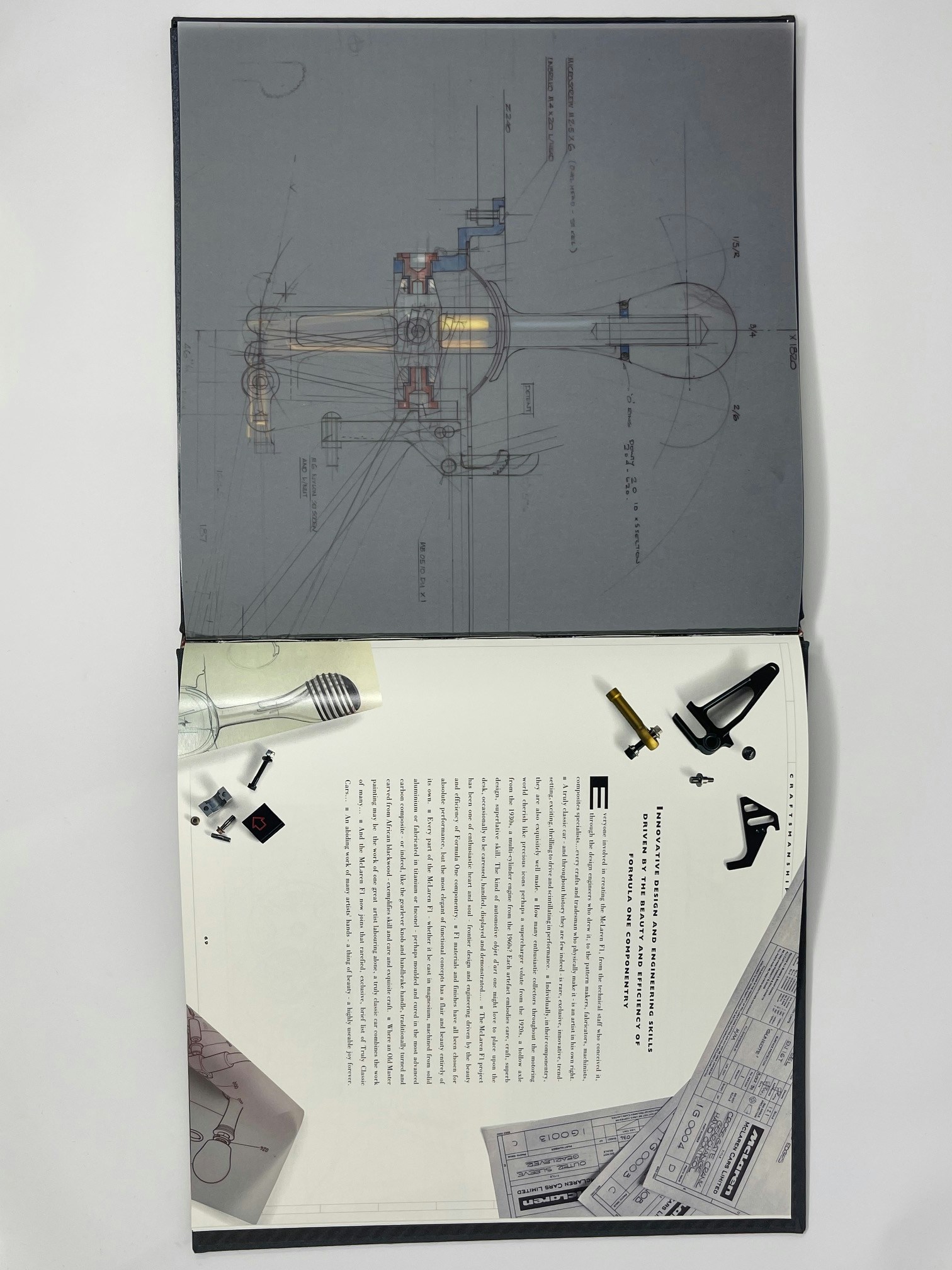 1992 MCLAREN F1 HARDBACK BROCHURE for sale in Watford, United Kingdom