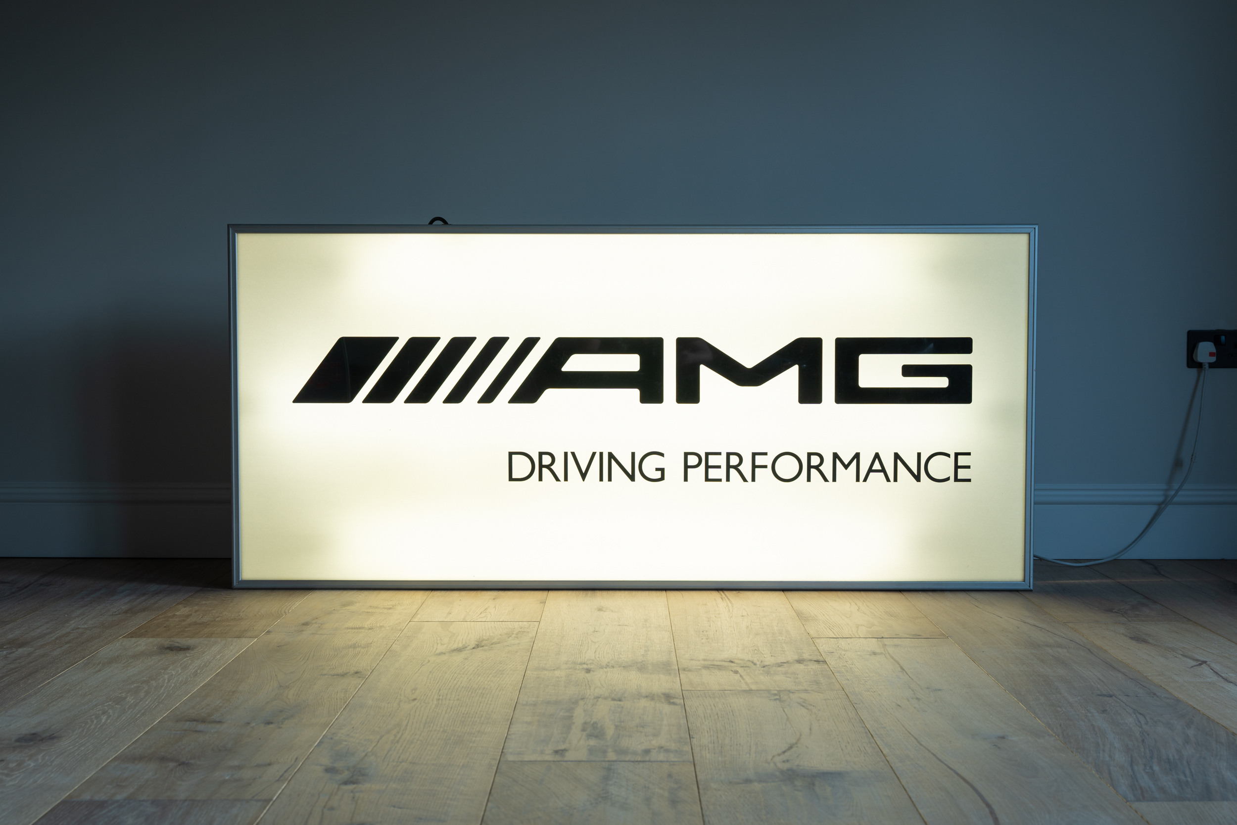 AMG 'DRIVING PERFORMANCE' ILLUMINATED SIGN for sale by auction in ...