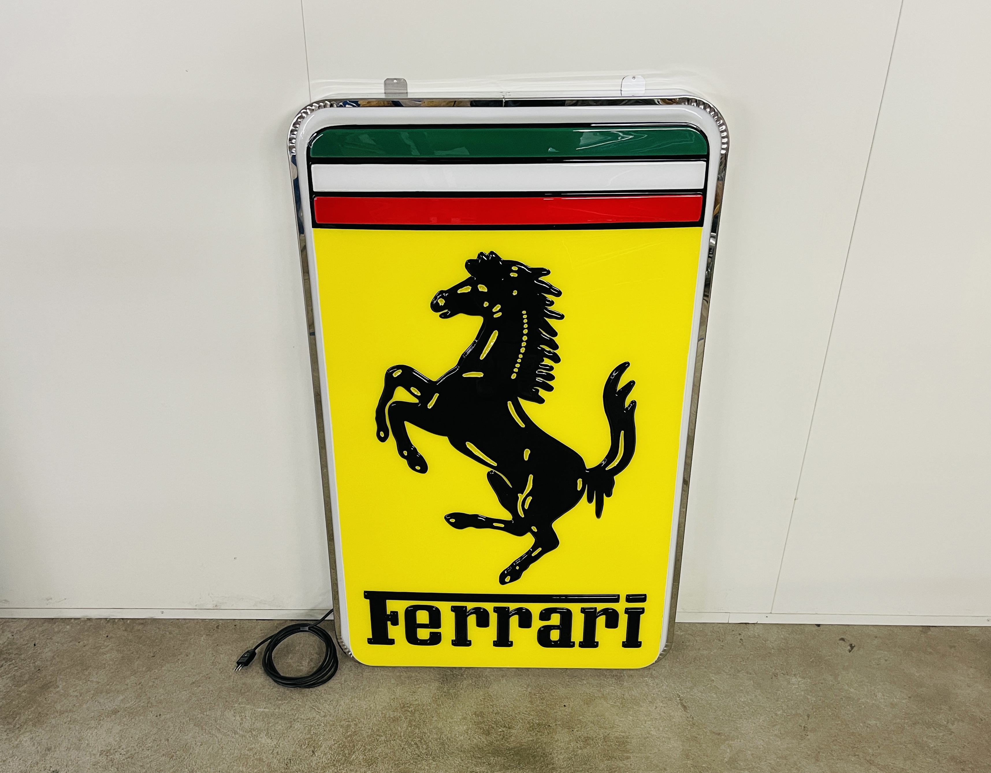 FERRARI ILLUMINATED SIGN for sale by auction in Ravenna, Italy