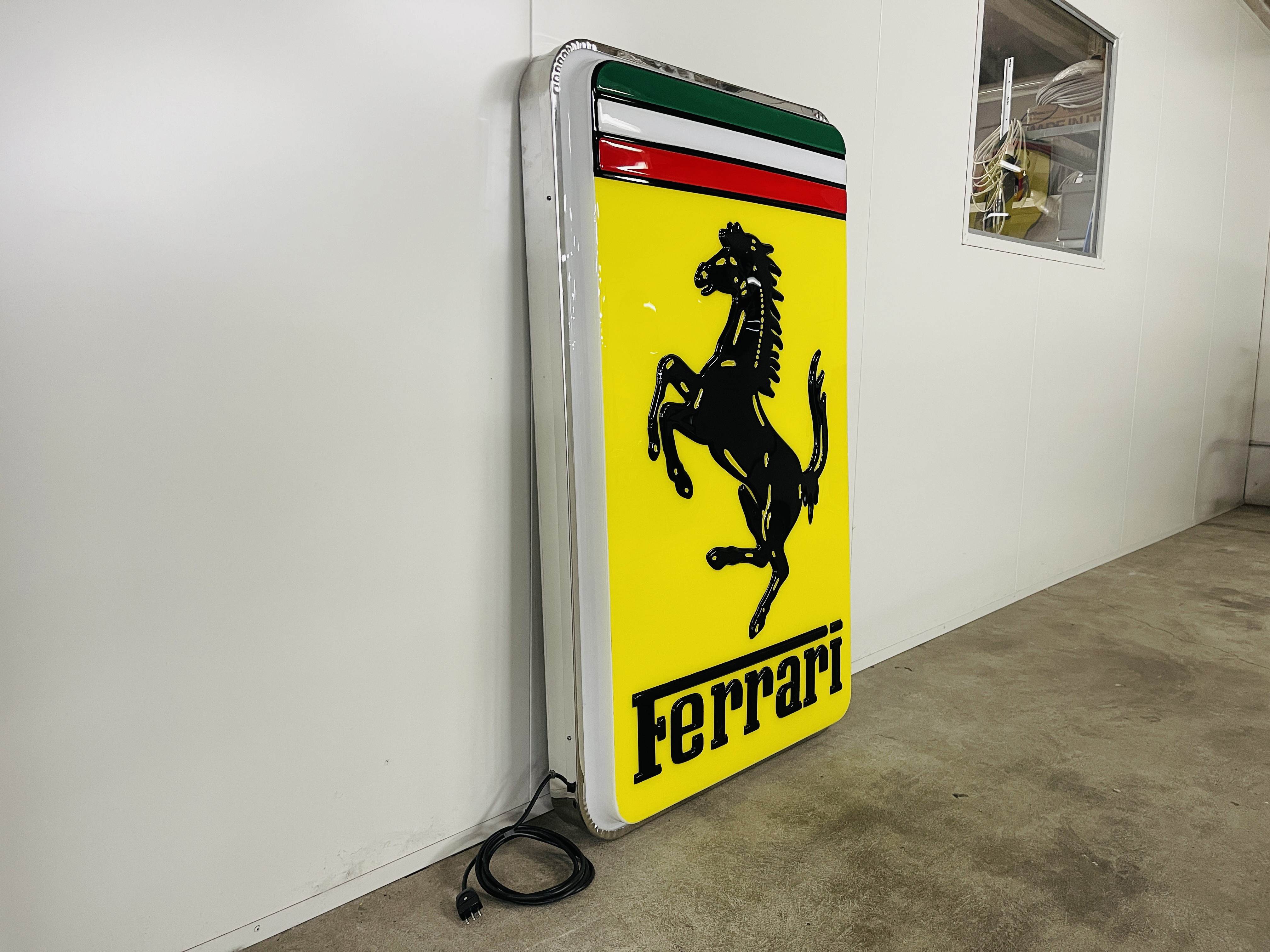 FERRARI ILLUMINATED SIGN for sale by auction in Ravenna, Italy