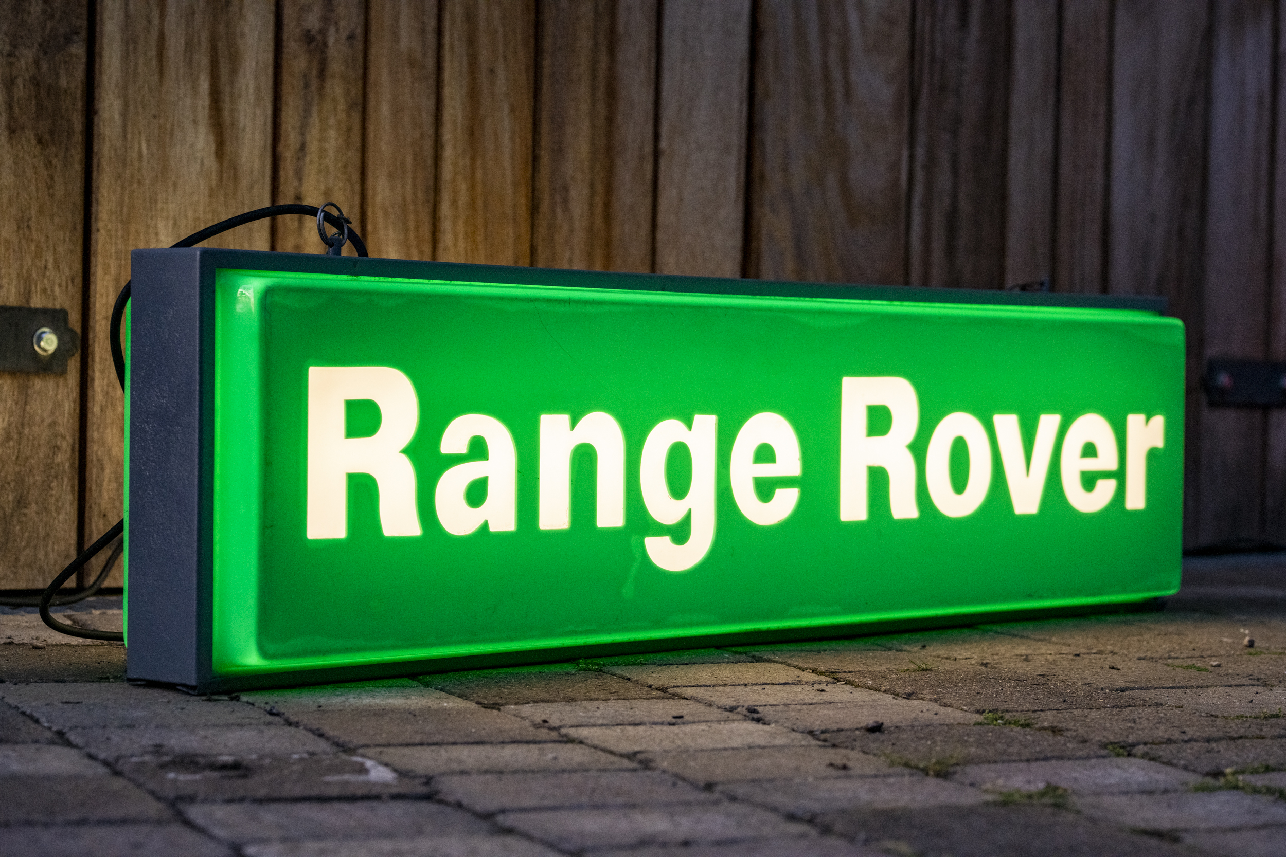 RANGE ROVER ILLUMINATED SIGN for sale by auction in Corsham, Wiltshire ...