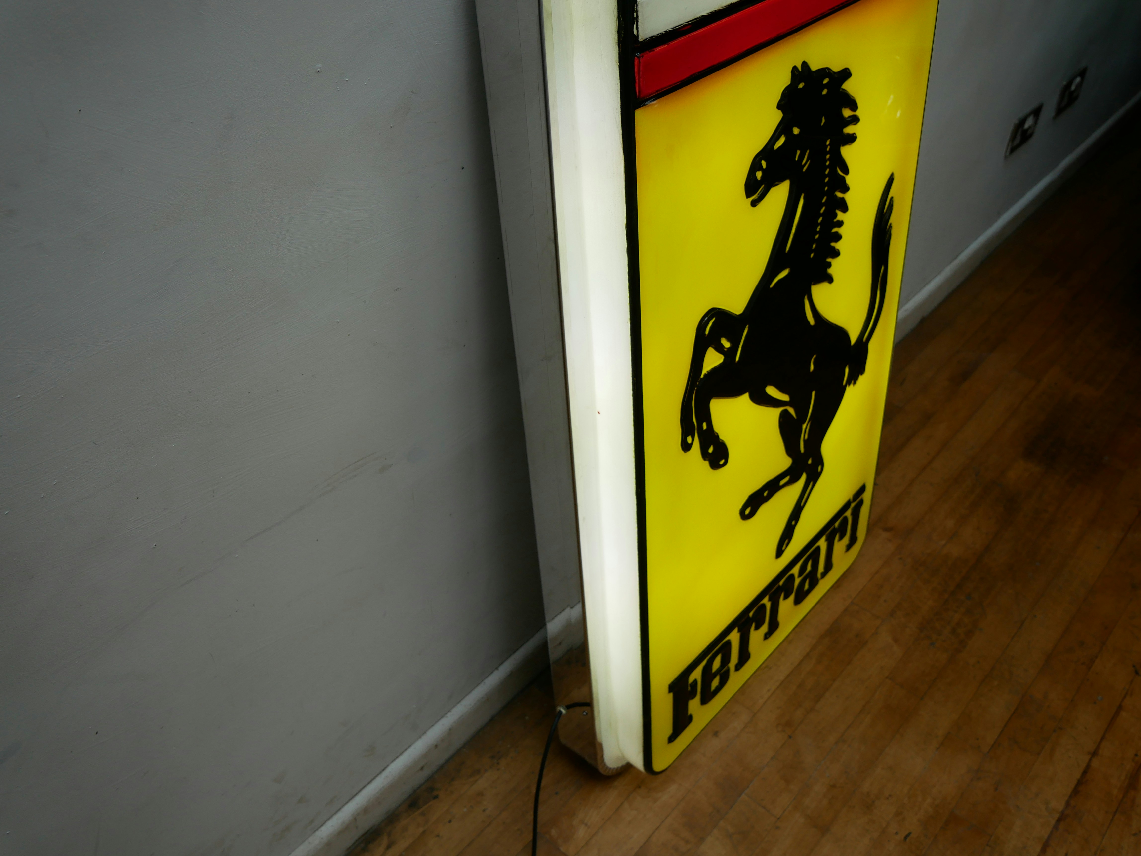 FERRARI ILLUMINATED SIGN for sale by auction in East Sussex, United Kingdom