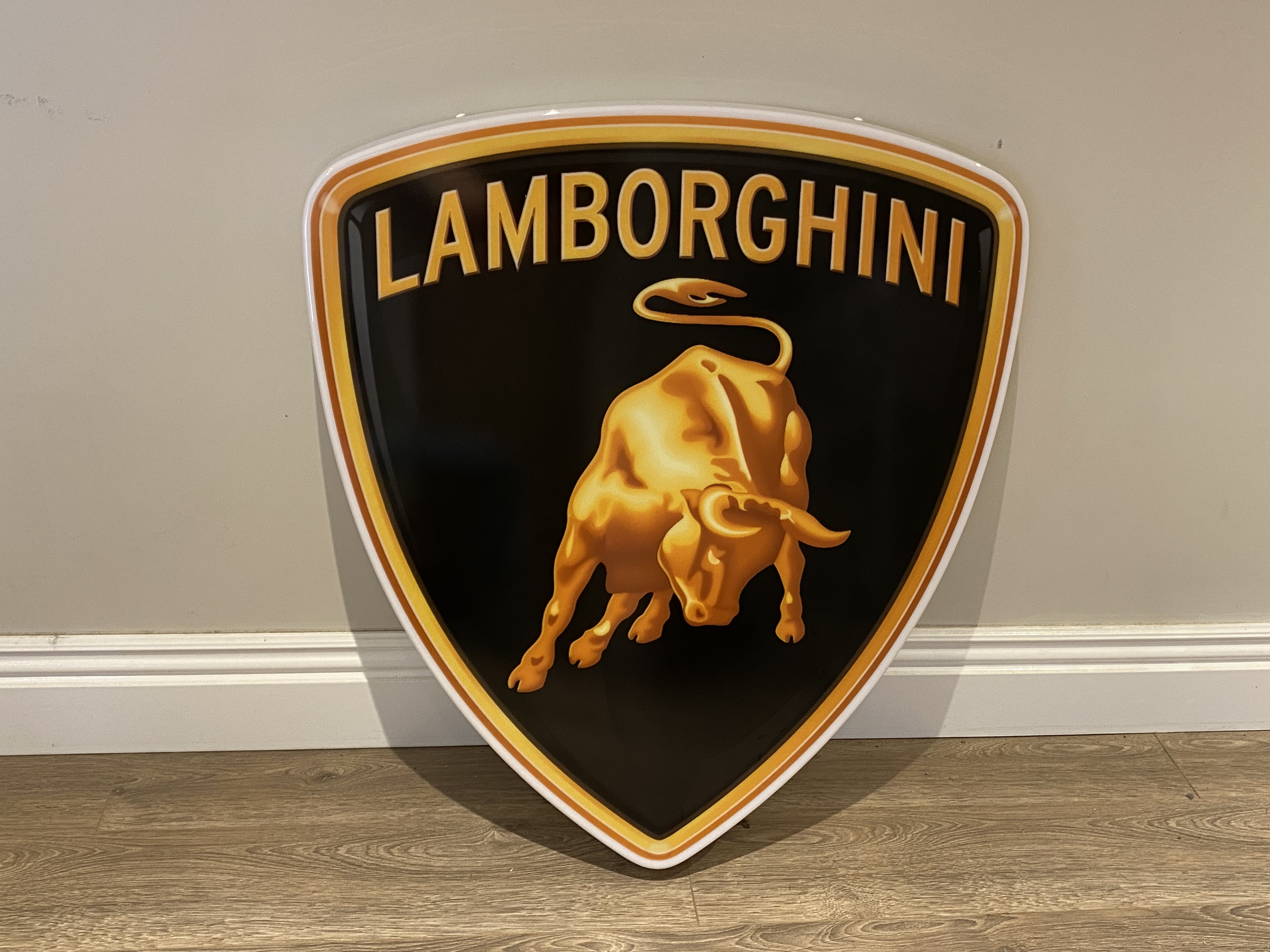 LAMBORGHINI LOGO ILLUMINATED SIGN for sale by auction in West Midlands ...