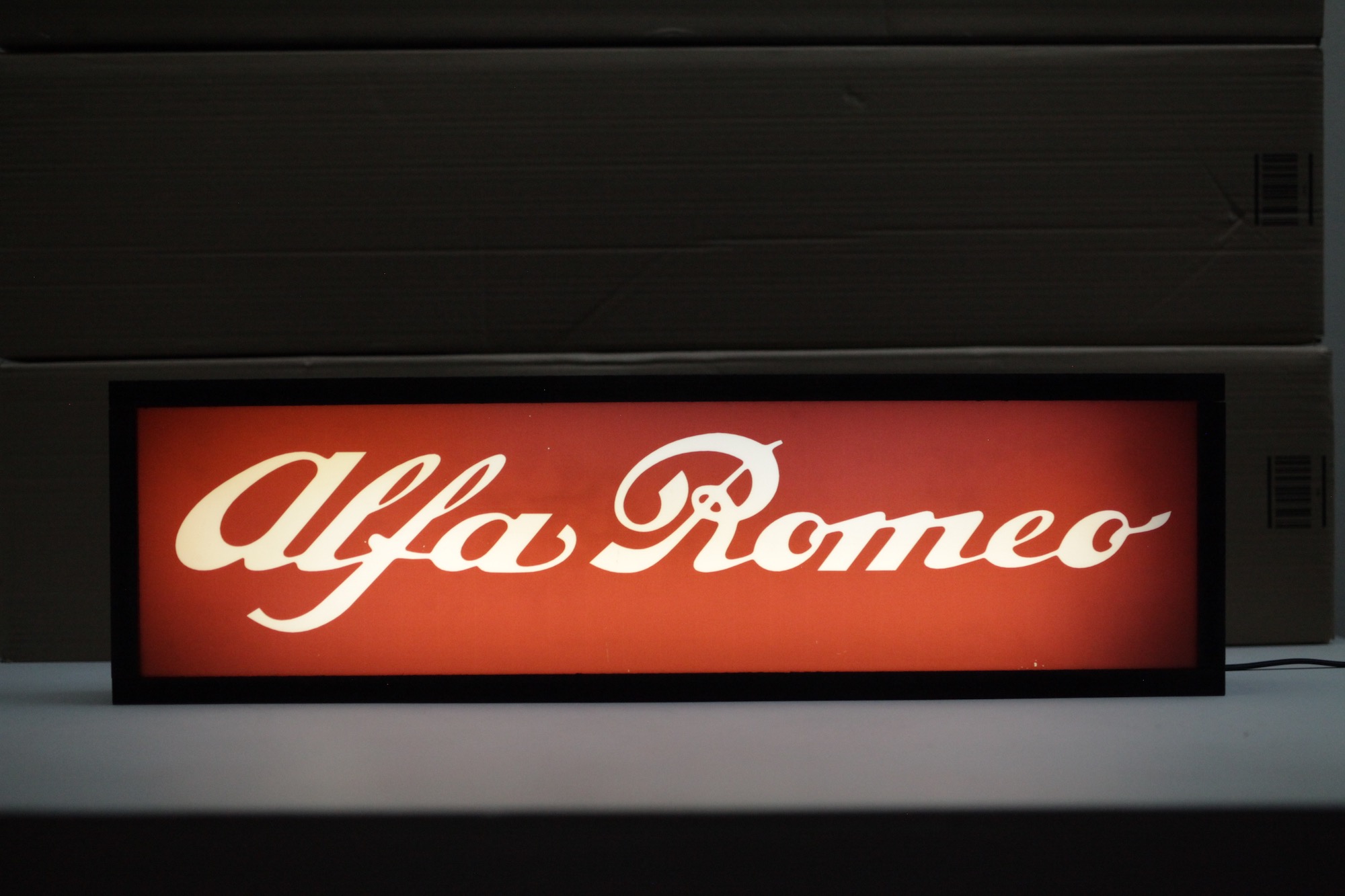 ALFA ROMEO ILLUMINATED SIGN for sale by auction in Firenze, Tuscany, Italy