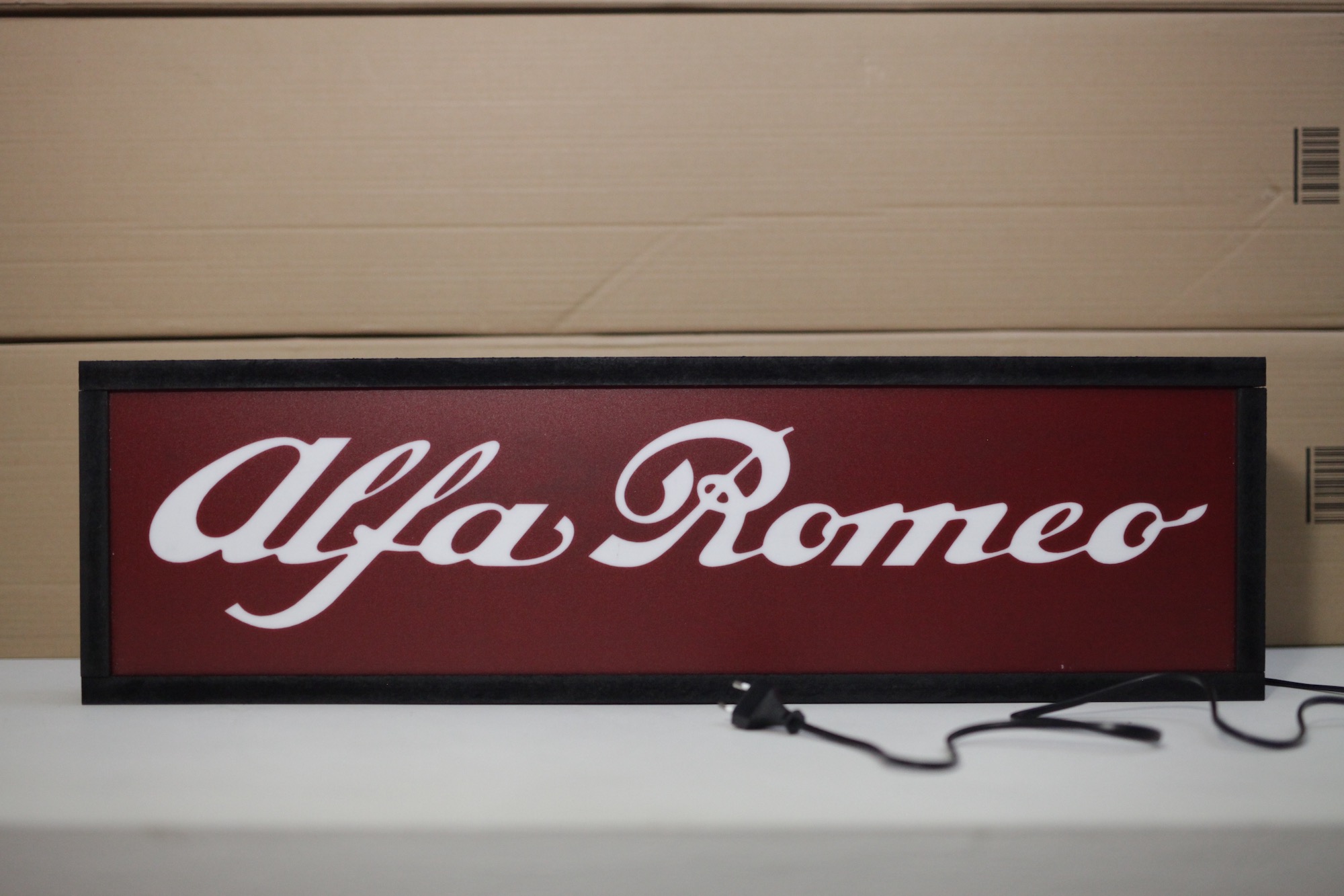 ALFA ROMEO ILLUMINATED SIGN for sale by auction in Firenze, Tuscany, Italy