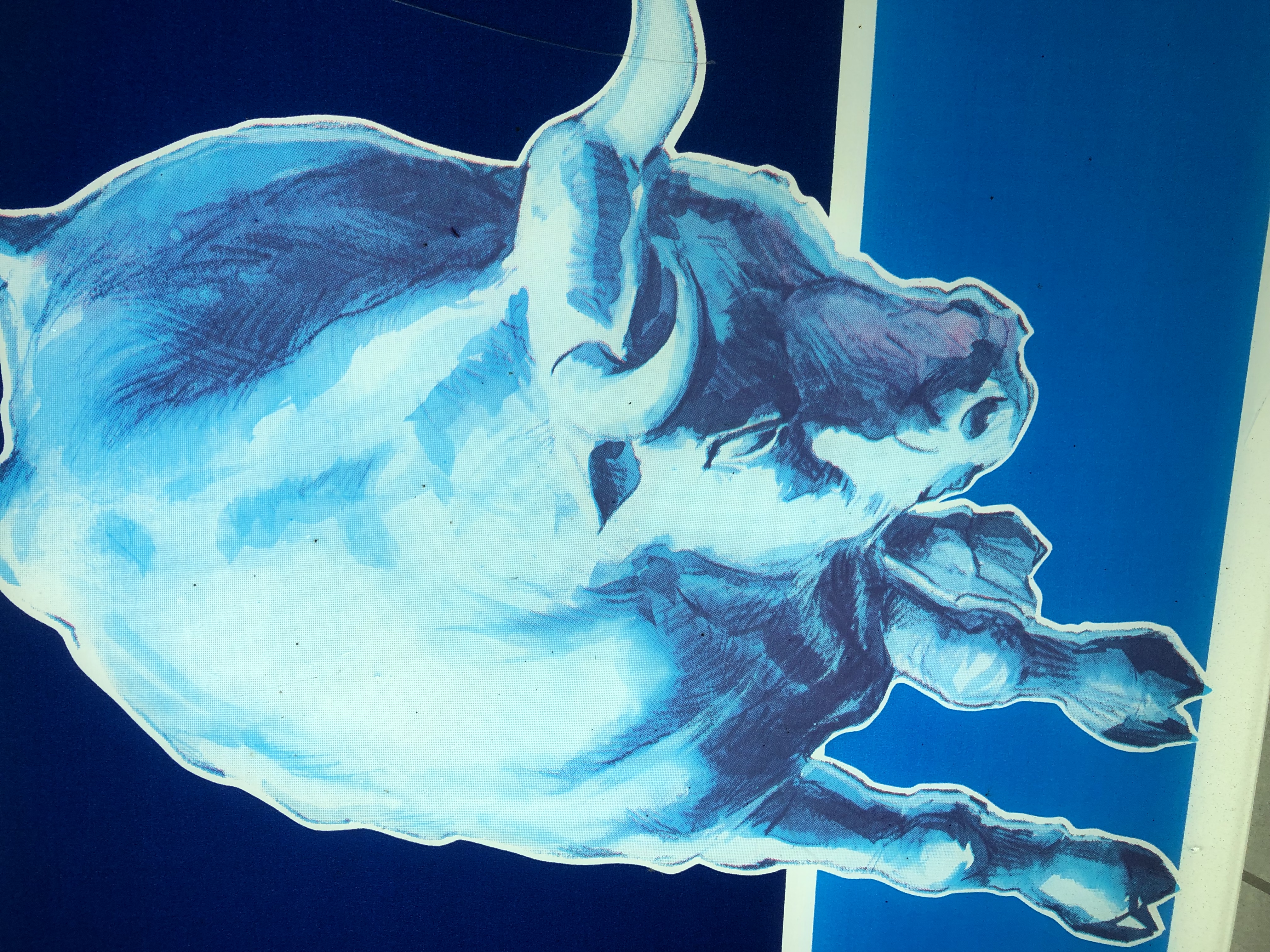 LAMBORGHINI BULL ILLUMINATED SIGN for sale by auction in Stavanger, Norway