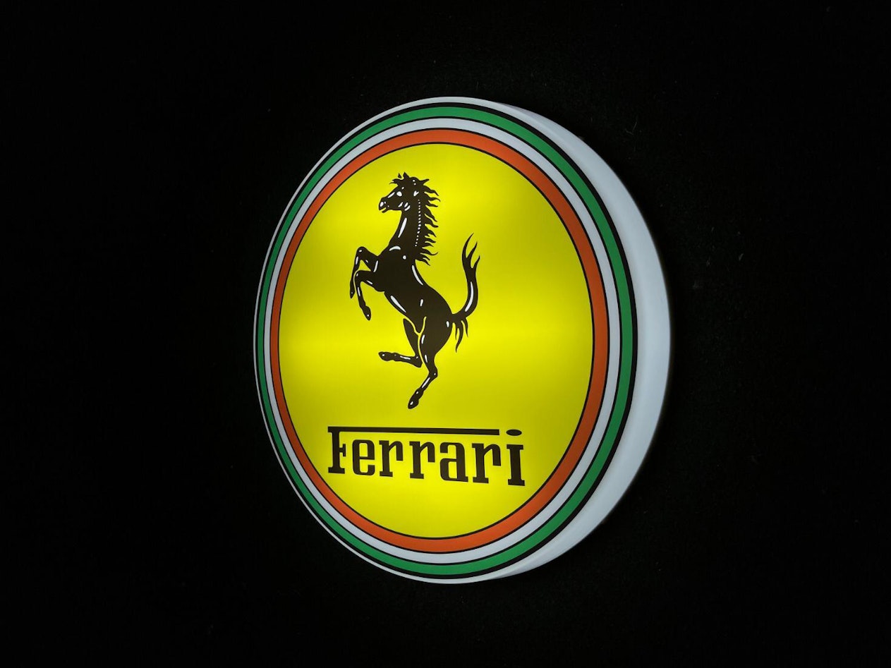 FERRARI ILLUMINATED SIGN for sale by auction in Durham, United Kingdom