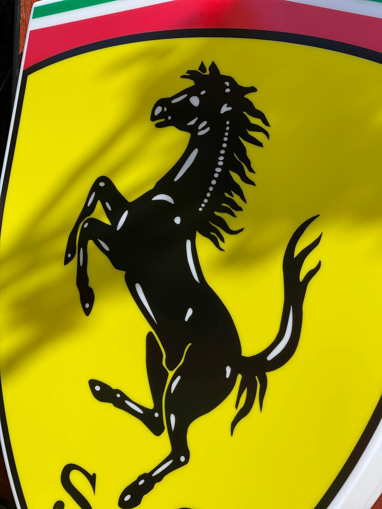 FERRARI SHIELD ILLUMINATED SIGN for sale by auction in Durham, United ...