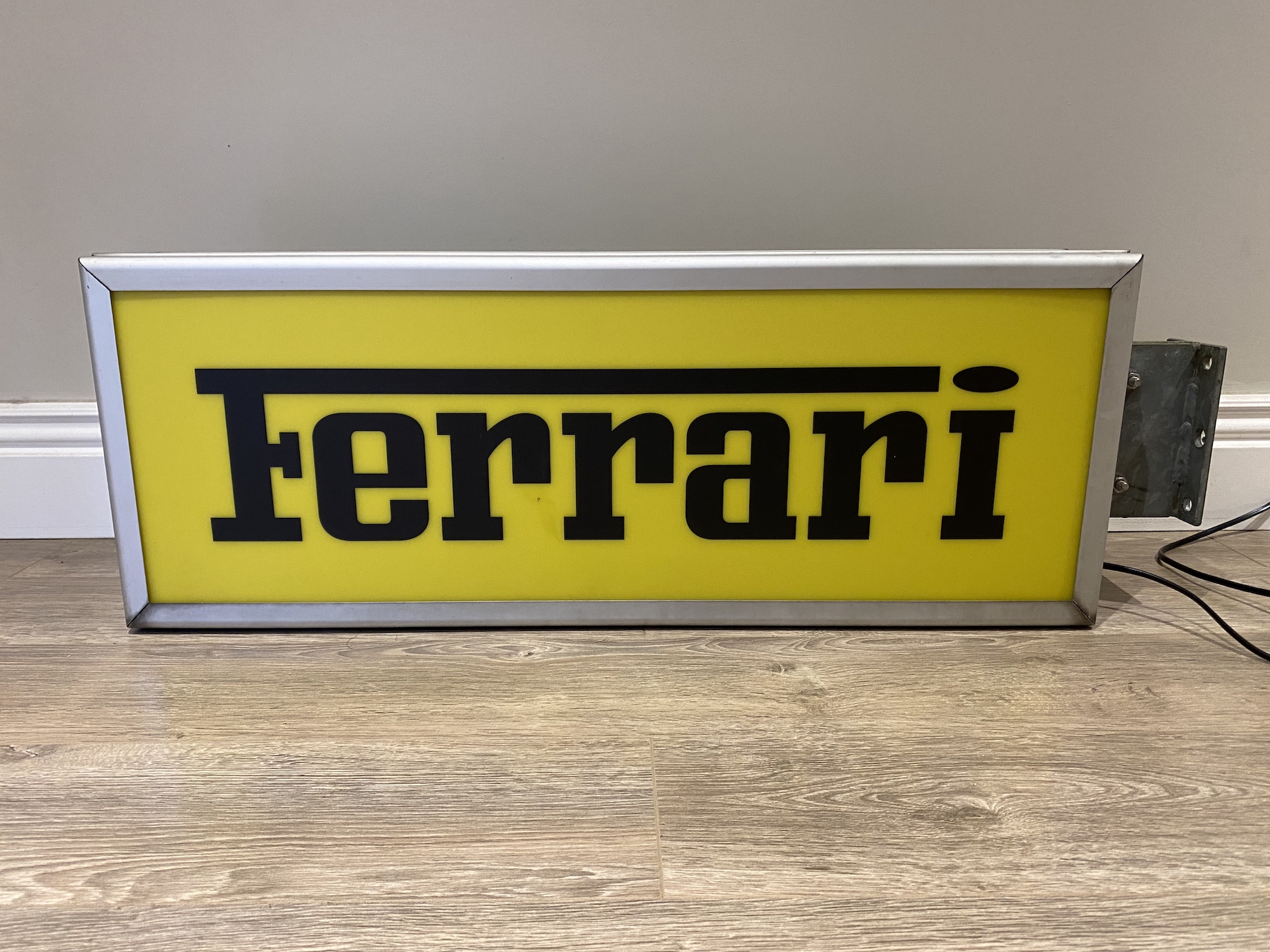 FERRARI ILLUMINATED DEALERSHIP SIGN for sale by auction in West ...