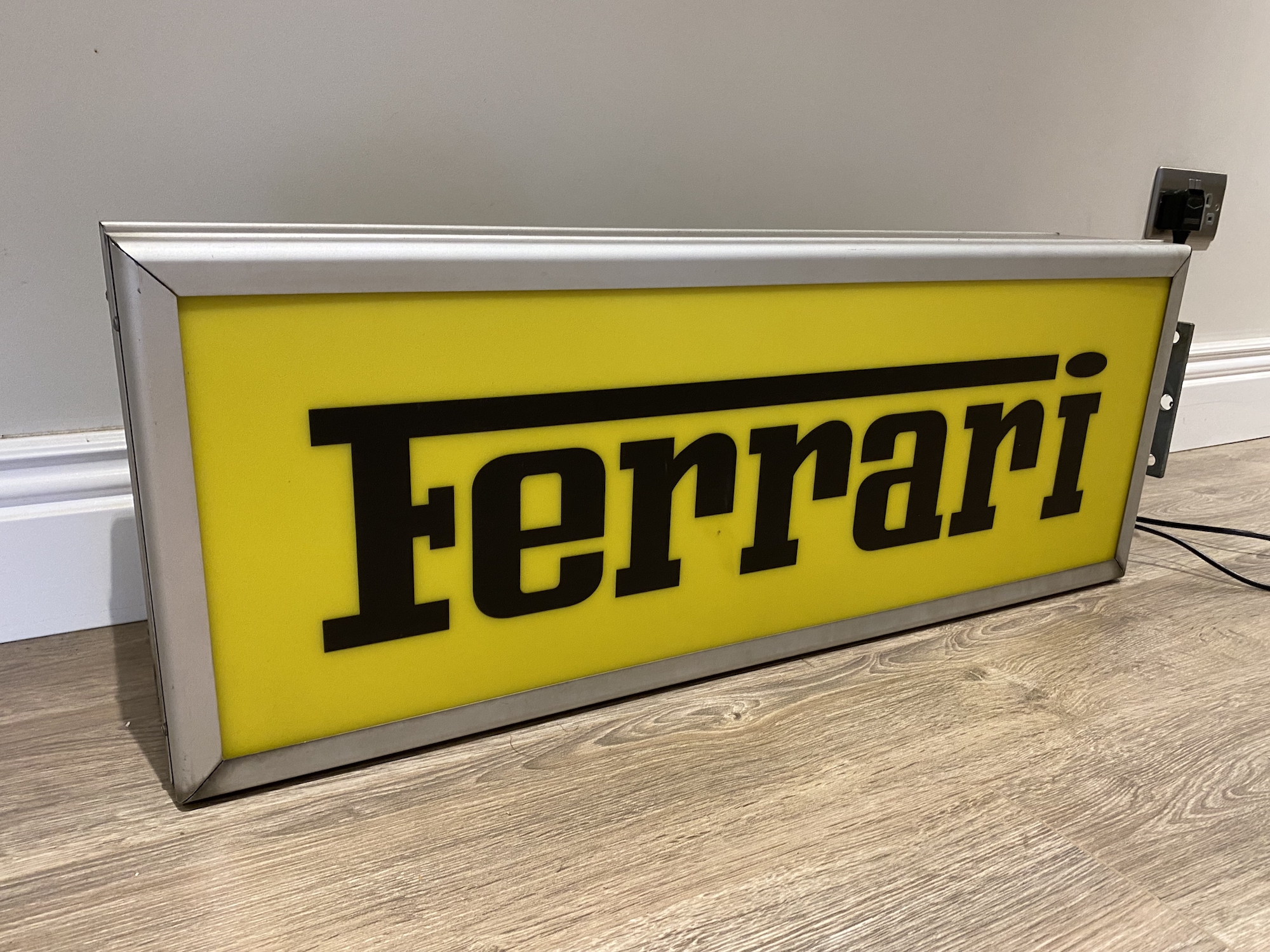 FERRARI ILLUMINATED DEALERSHIP SIGN for sale by auction in West ...