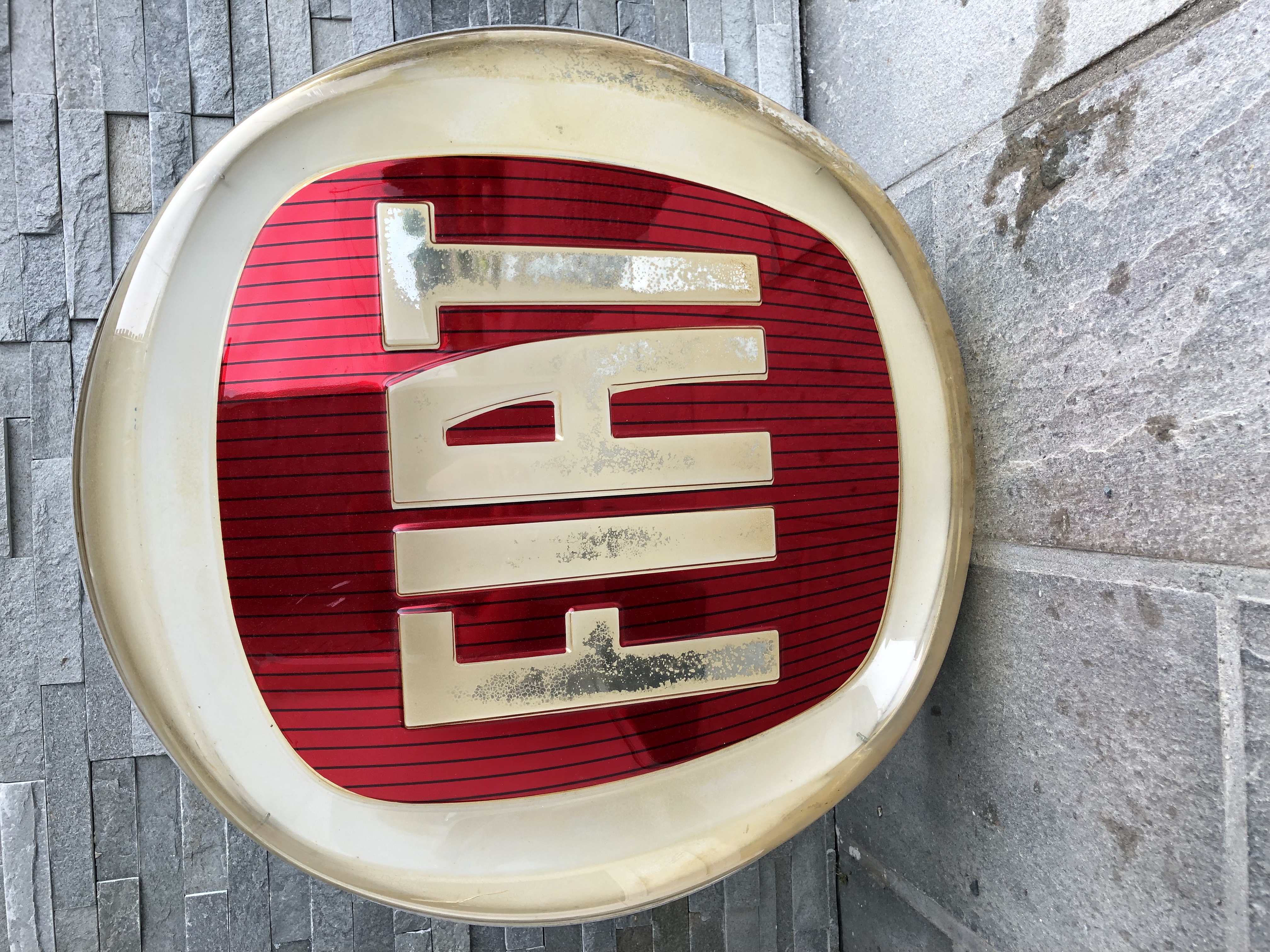 FIAT ILLUMINATED SIGN for sale by auction in Stavanger, Norway