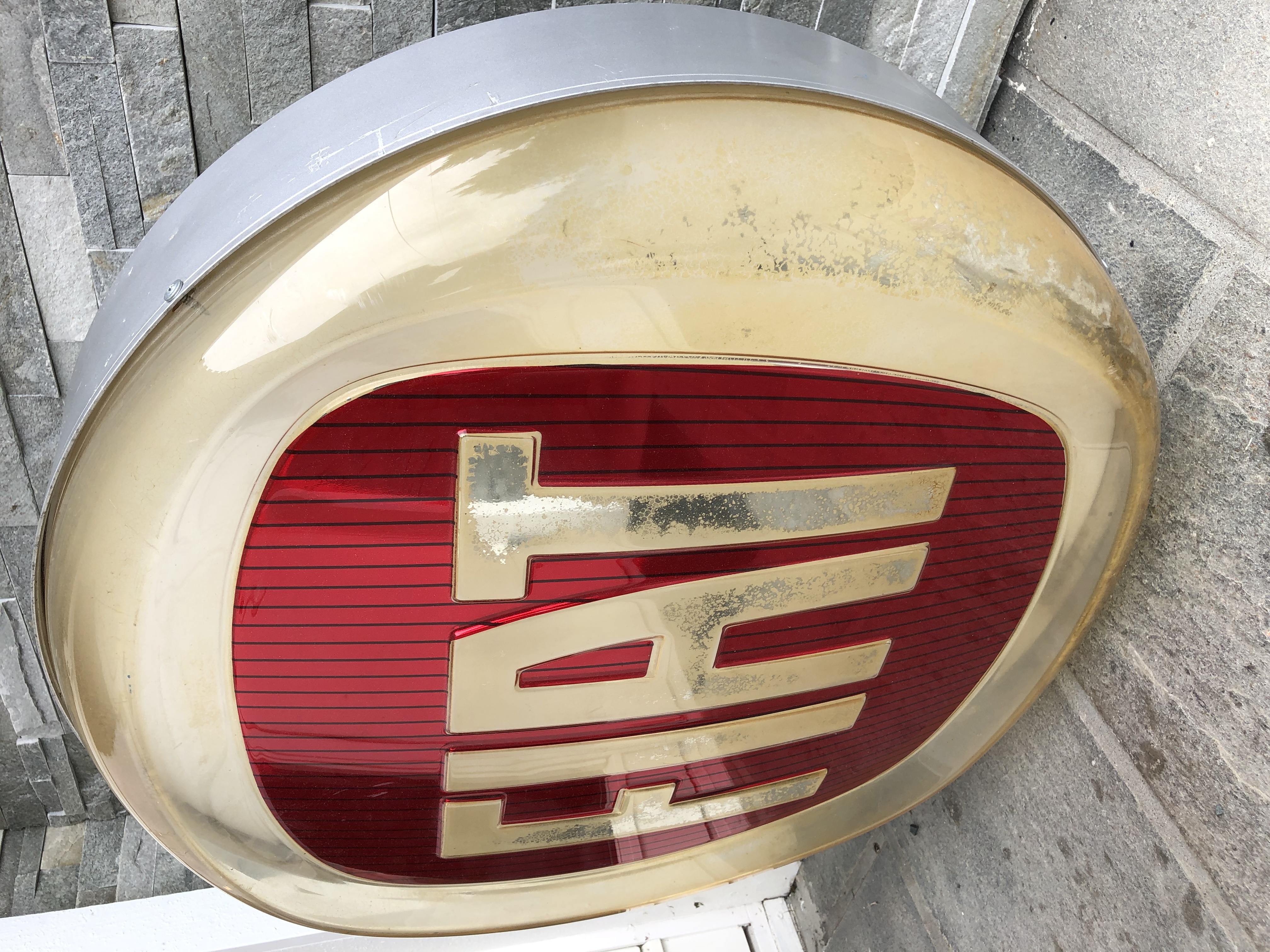 FIAT ILLUMINATED SIGN for sale by auction in Stavanger, Norway