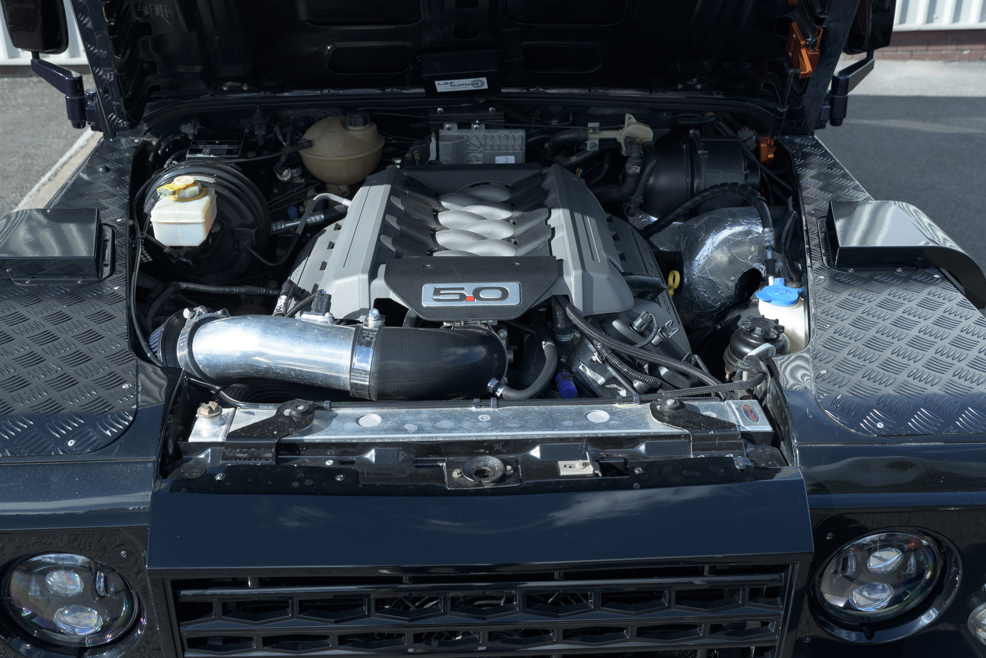 Land Rover Defender Engine Swap
