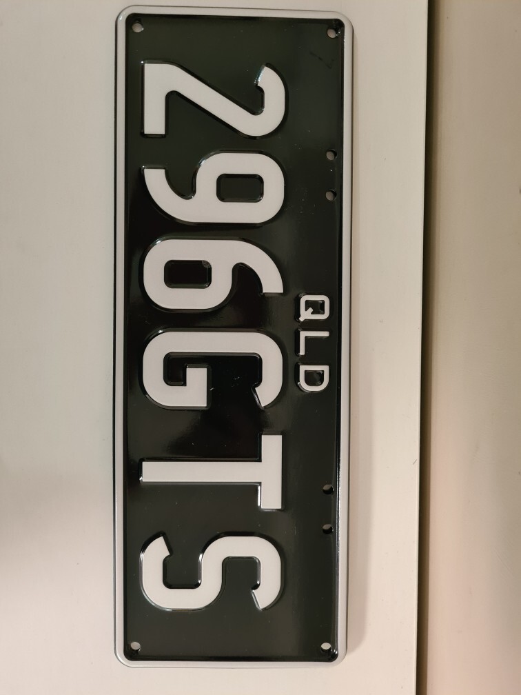 '296GTS' - QUEENSLAND NUMBER PLATE for sale by auction in QLD, Australia