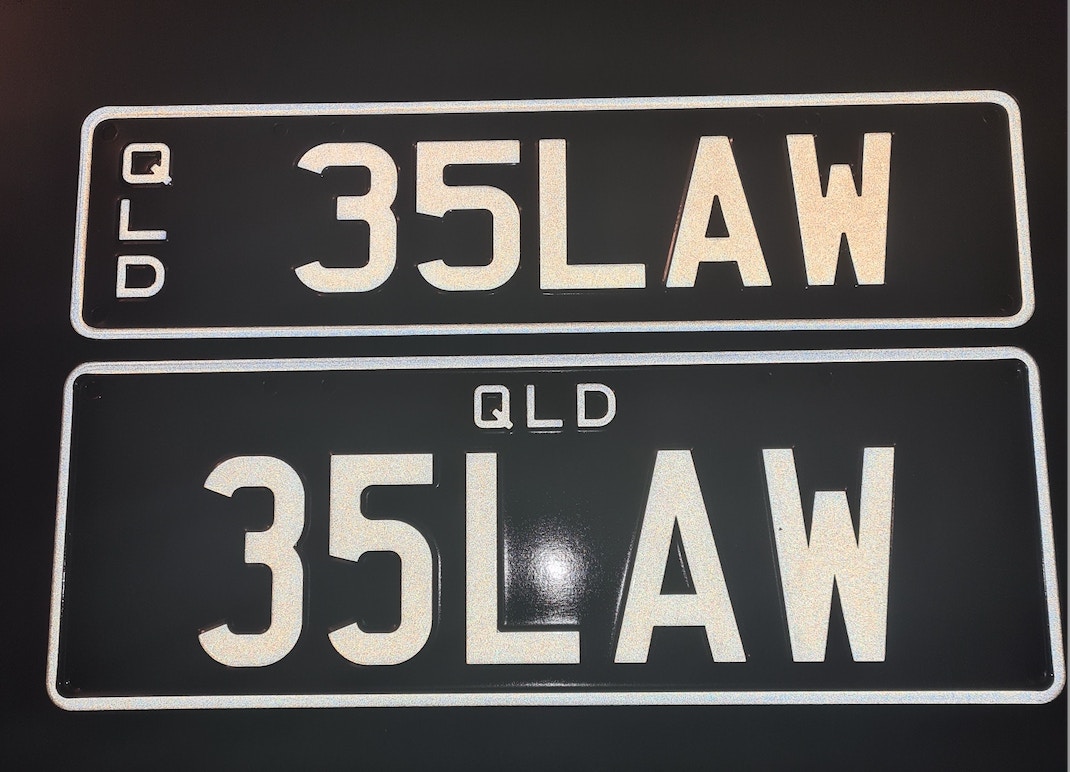 '35LAW' - QUEENSLAND NUMBER PLATE for sale by auction in QLD, Australia