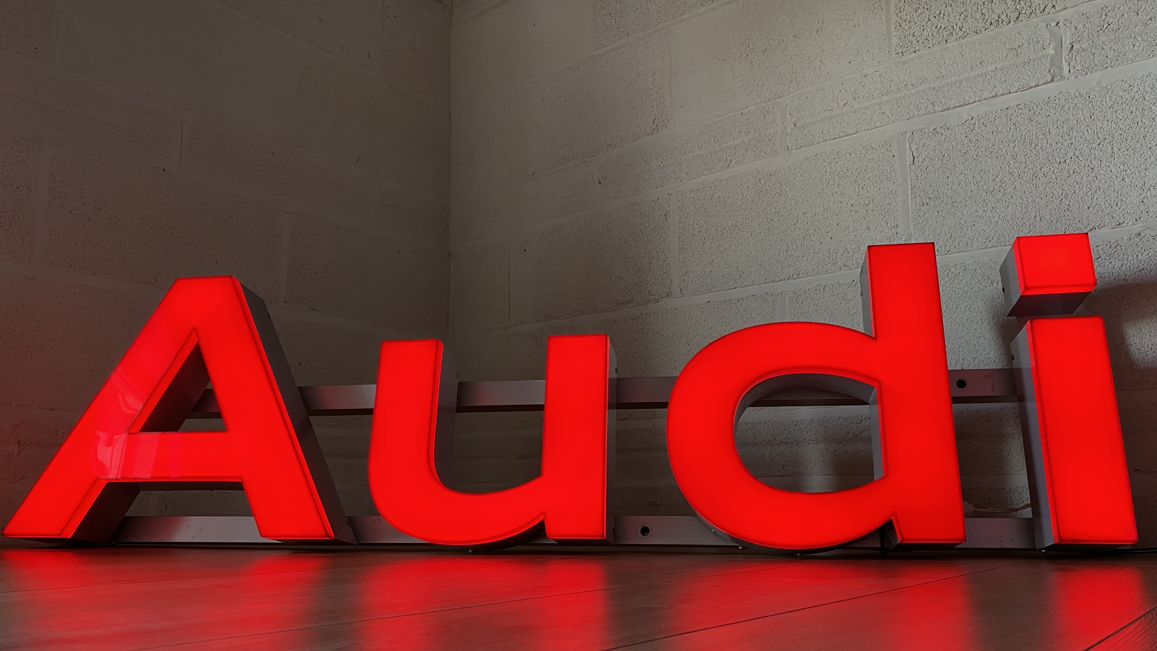 AUDI ILLUMINATED SIGN for sale by auction in Glastonbury, United Kingdom