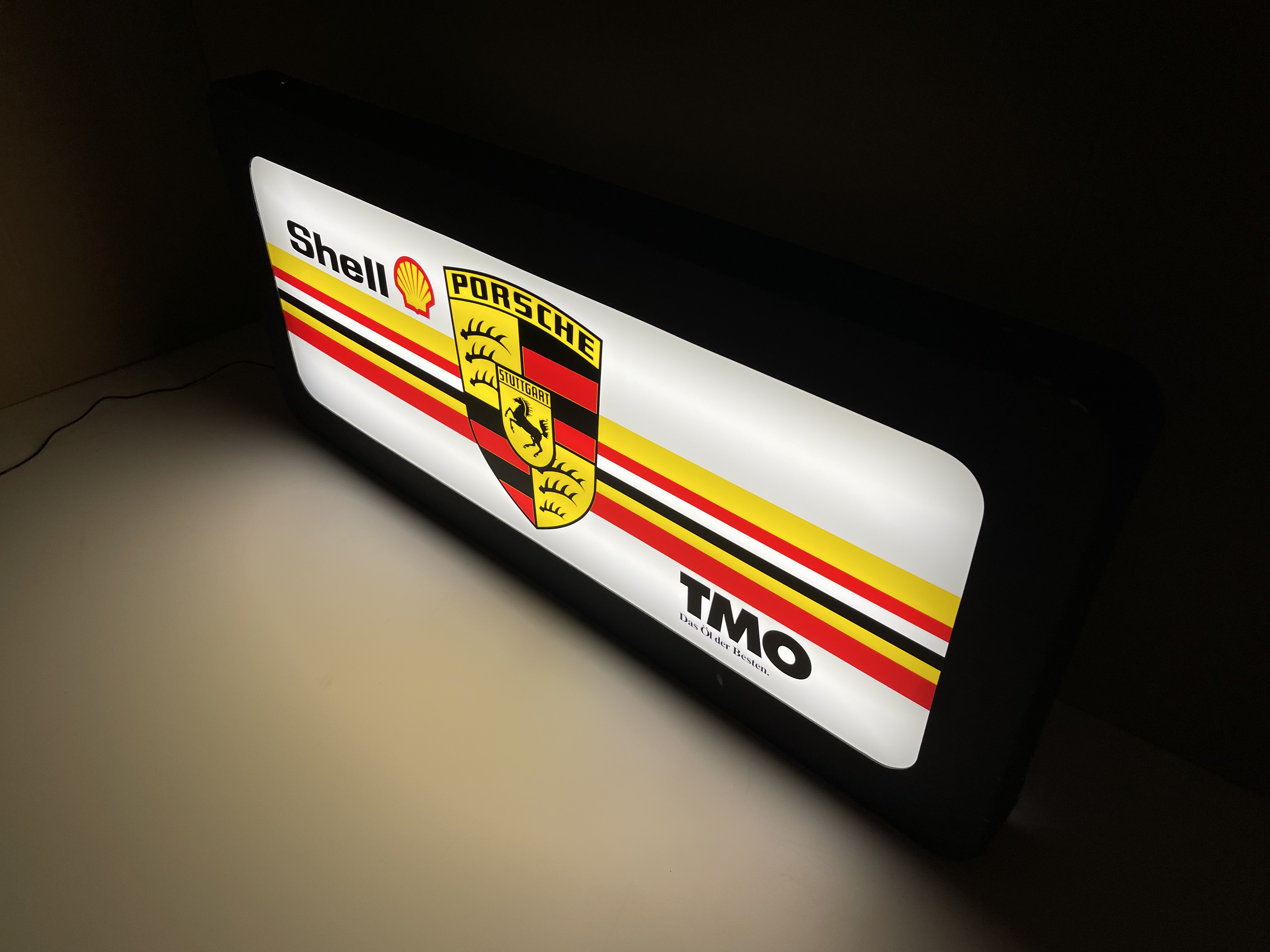 PORSCHE SHELL TMO ILLUMINATED SIGN for sale by auction in Morpeth ...