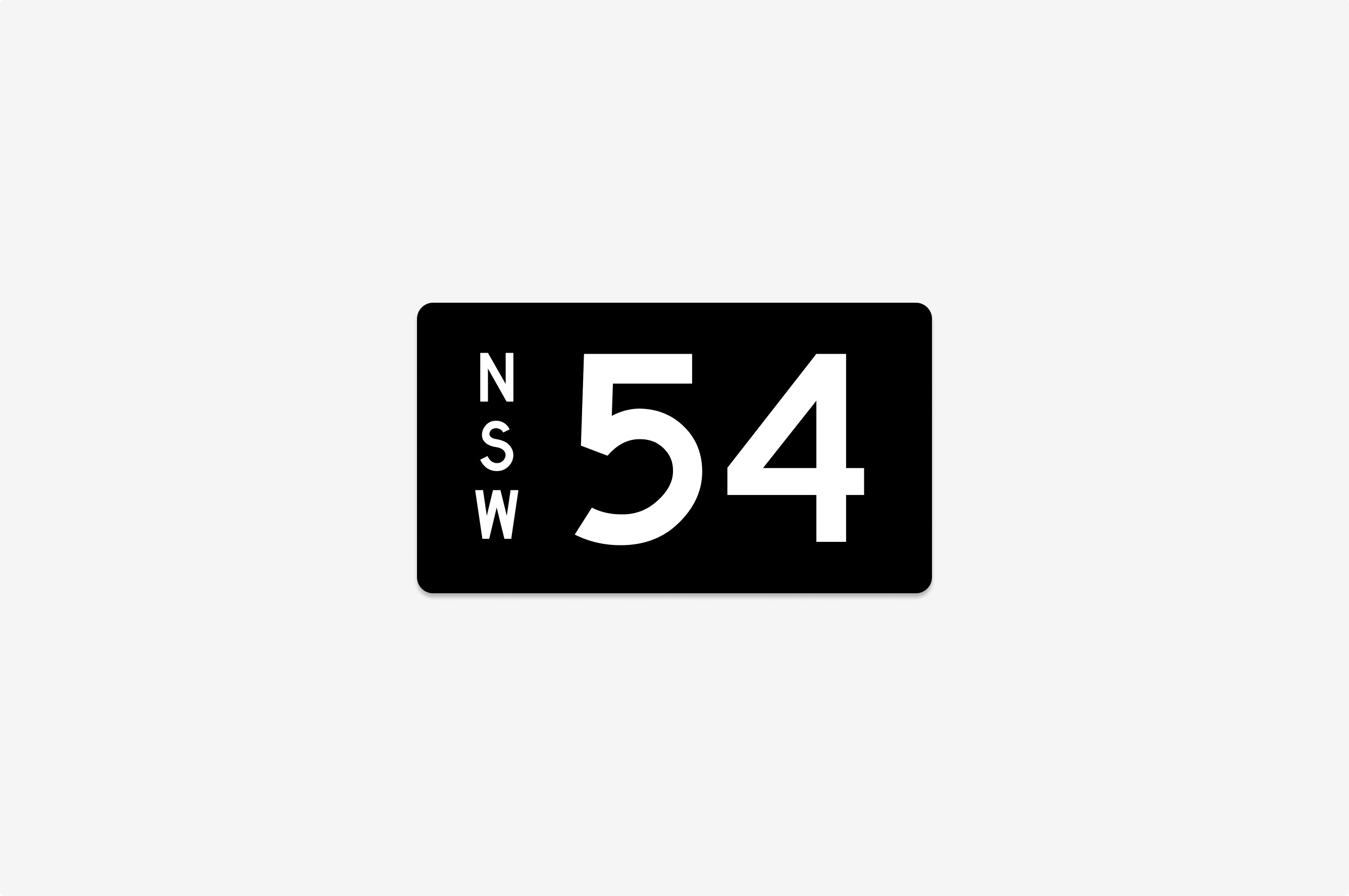 '54' - New South Wales Heritage Number Plate for sale by auction in NSW ...