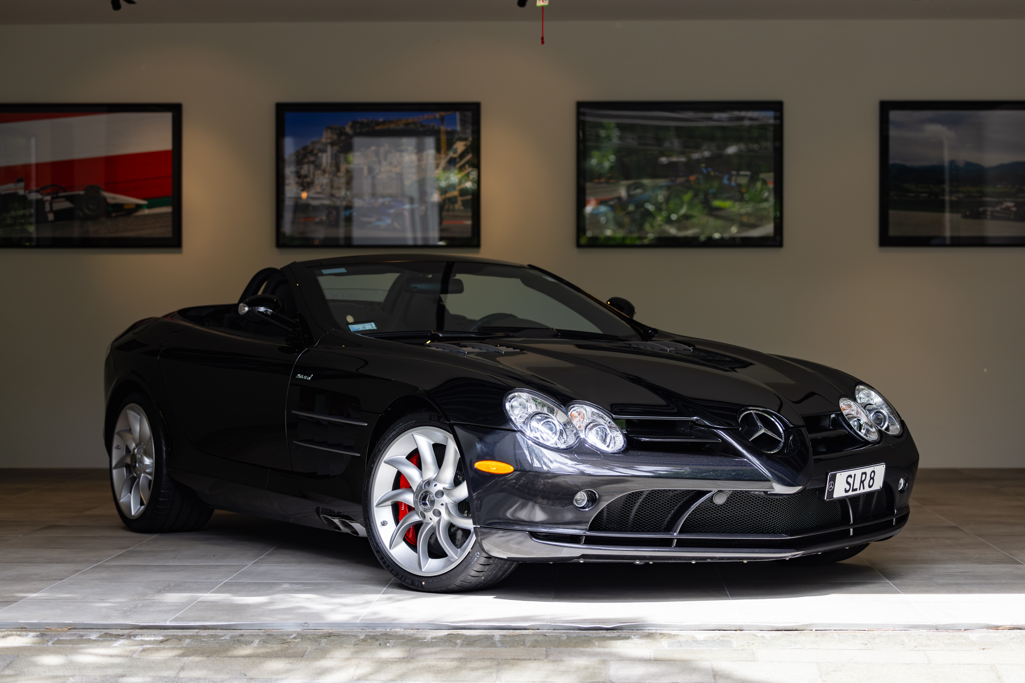 Mercedes Benz Slr Mclaren Black Convertible Mercedes Benz SLR McLaren