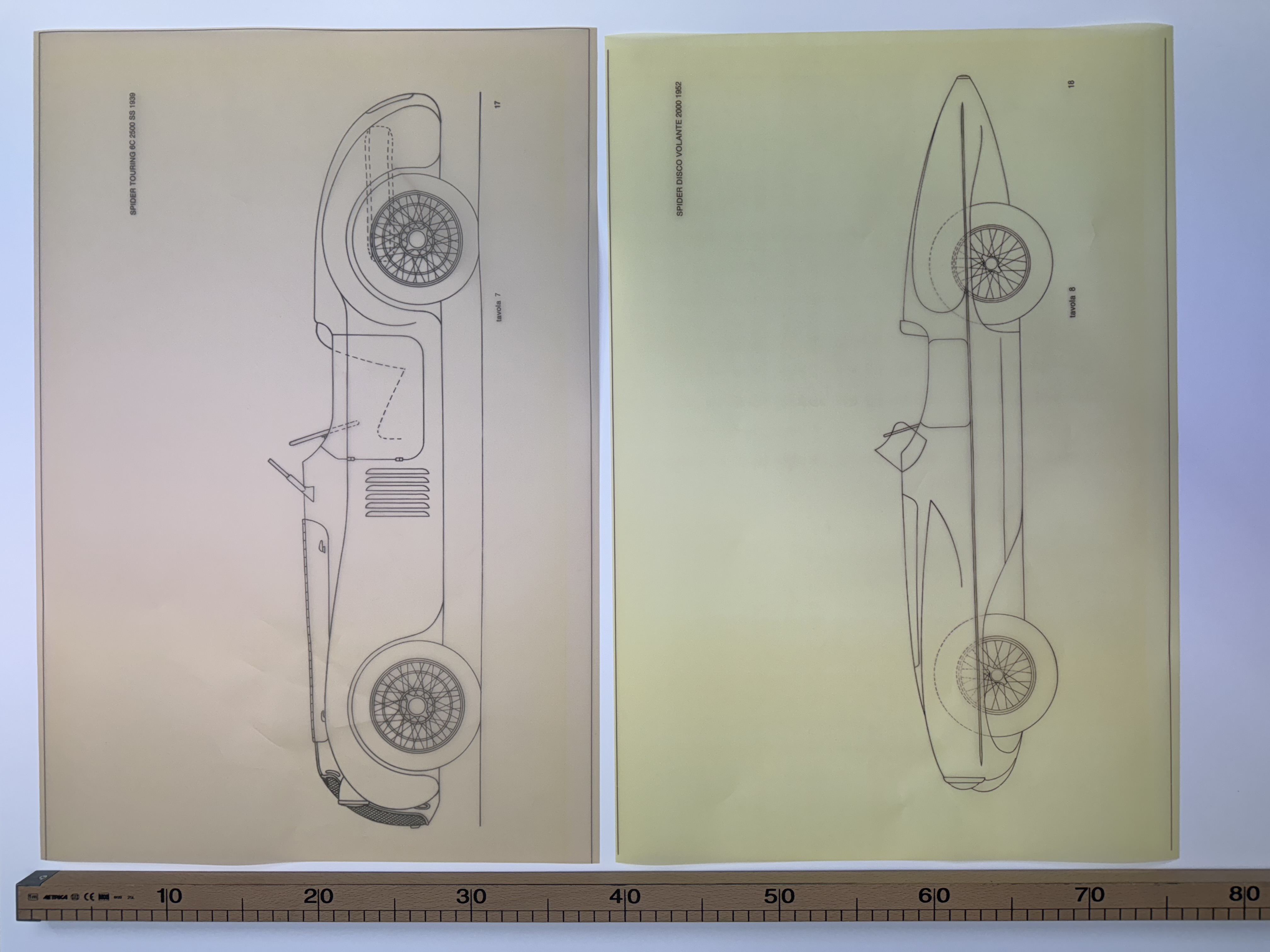A Collection Of Alfa Romeo Blueprints for sale by auction in Milan, Italy