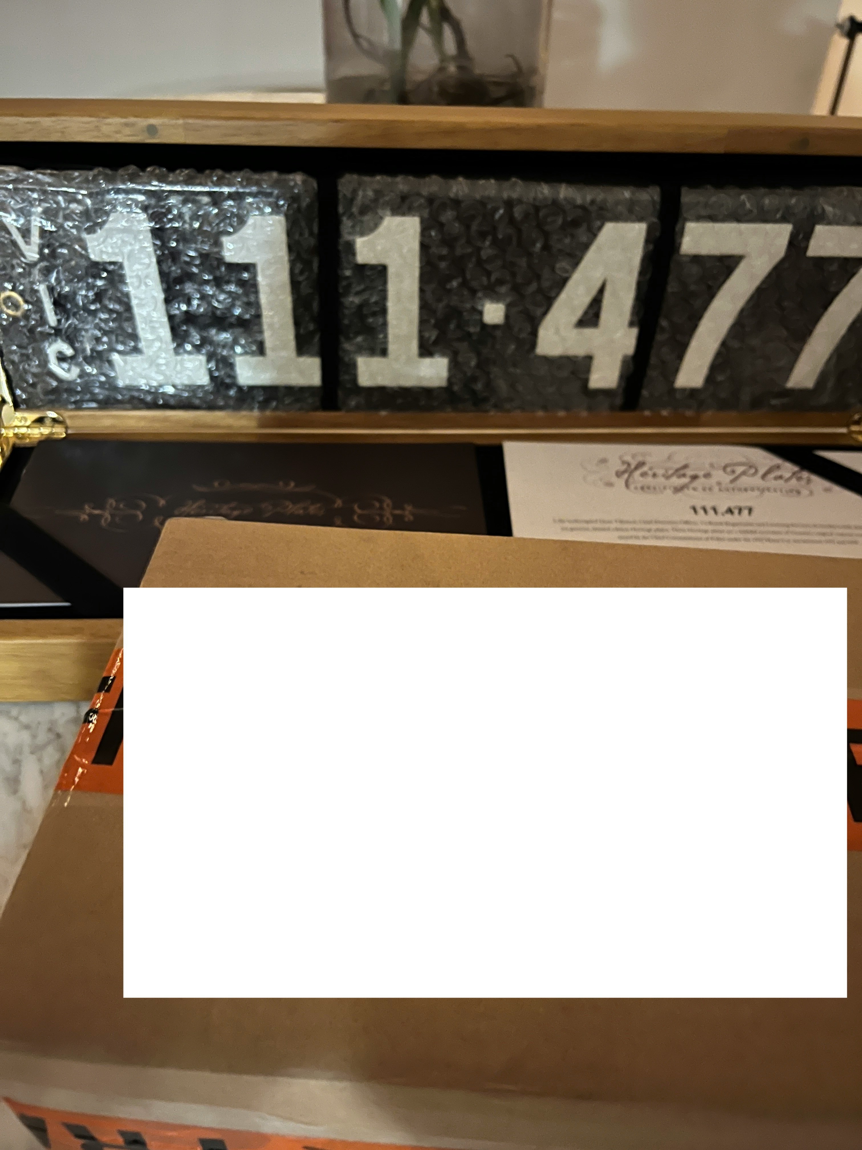'111-477' - Victoria Heritage Number Plate for sale in VIC, Australia