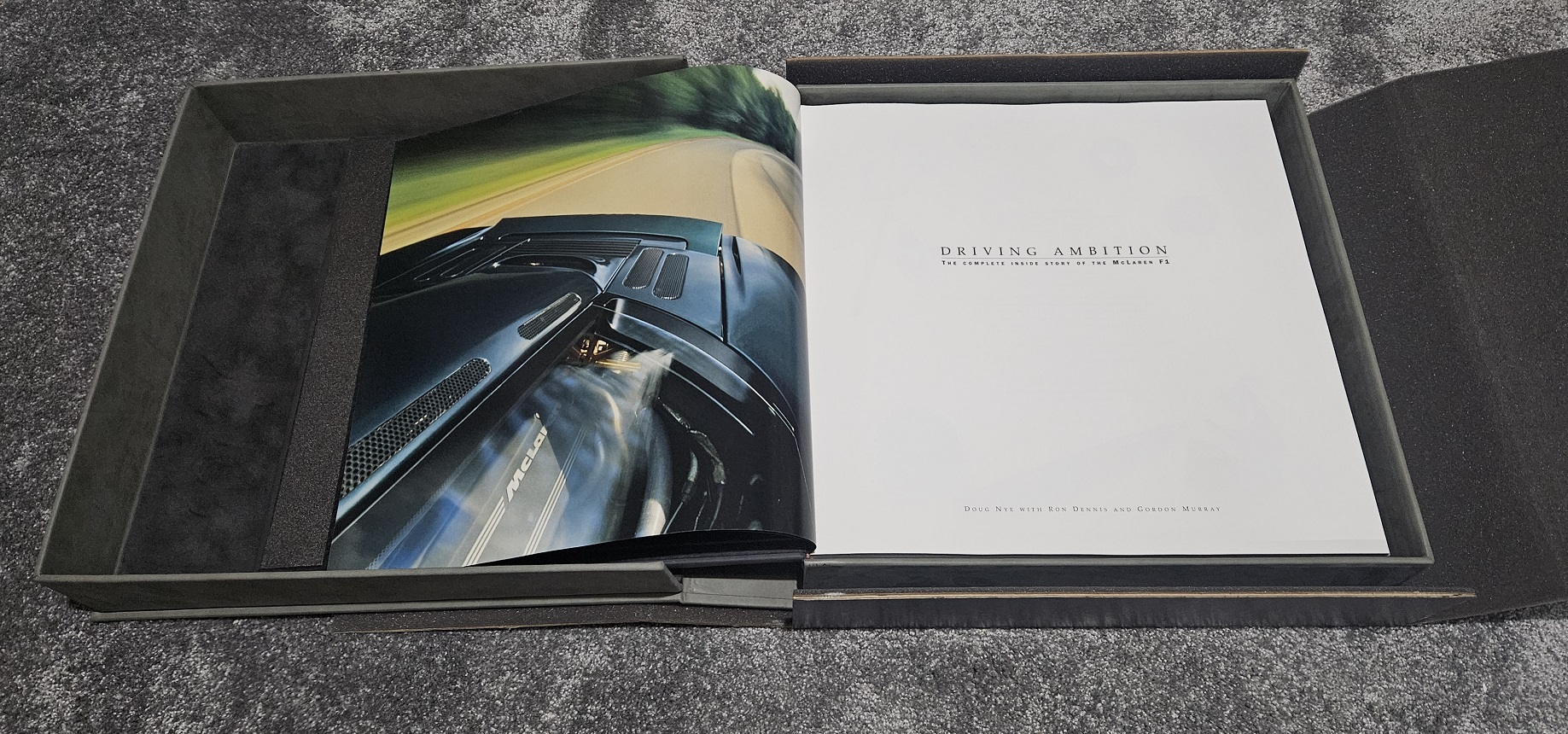 Driving Ambition McLaren F1 Book ‘Deluxe Edition’ for sale by auction ...