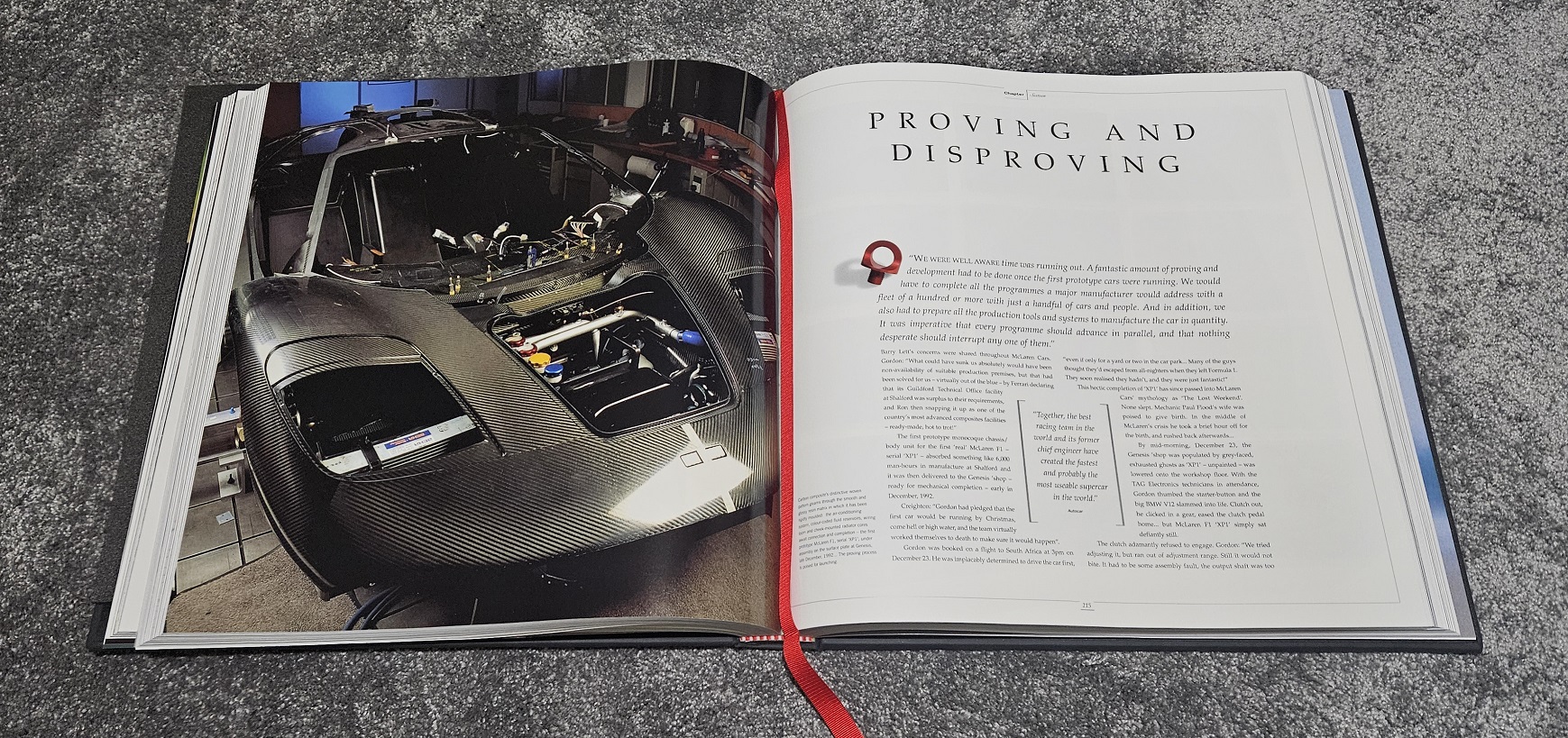 Driving Ambition McLaren F1 Book ‘Deluxe Edition’ for sale by auction ...