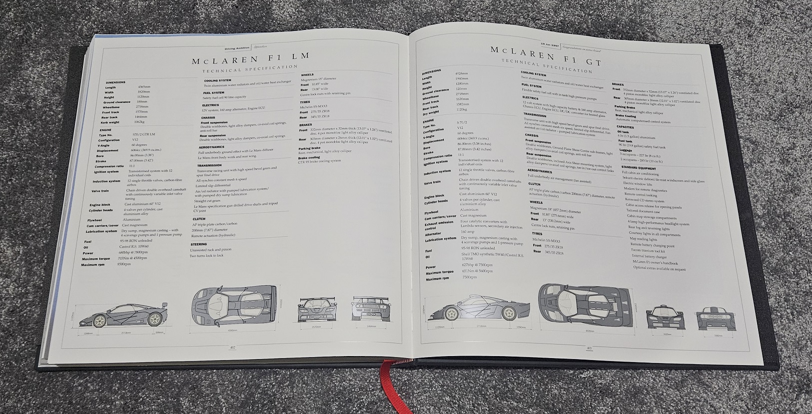 Driving Ambition McLaren F1 Book ‘Deluxe Edition’ for sale by auction ...