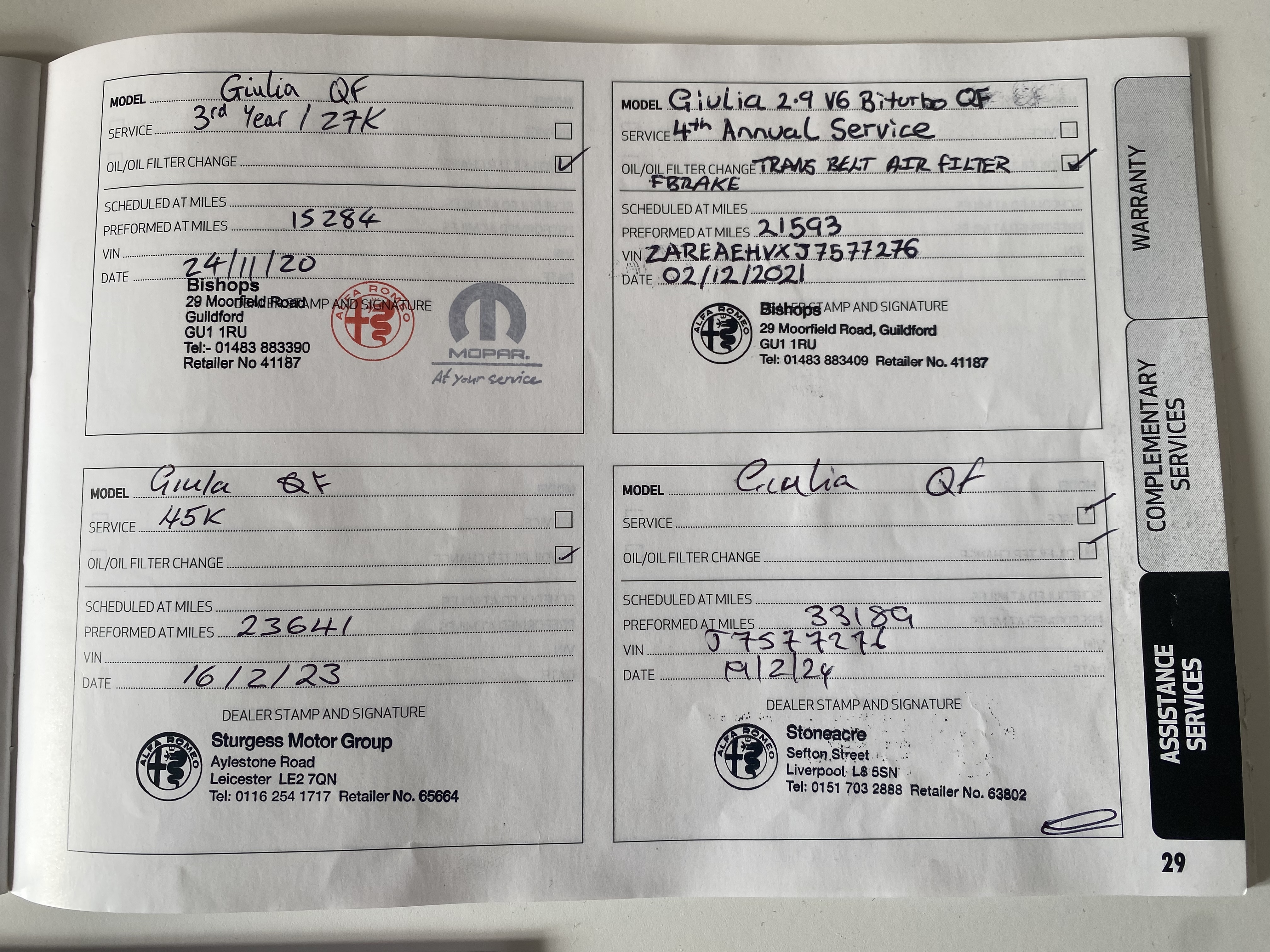 2017 Alfa Romeo Giulia Quadrifoglio for sale by classified listing ...