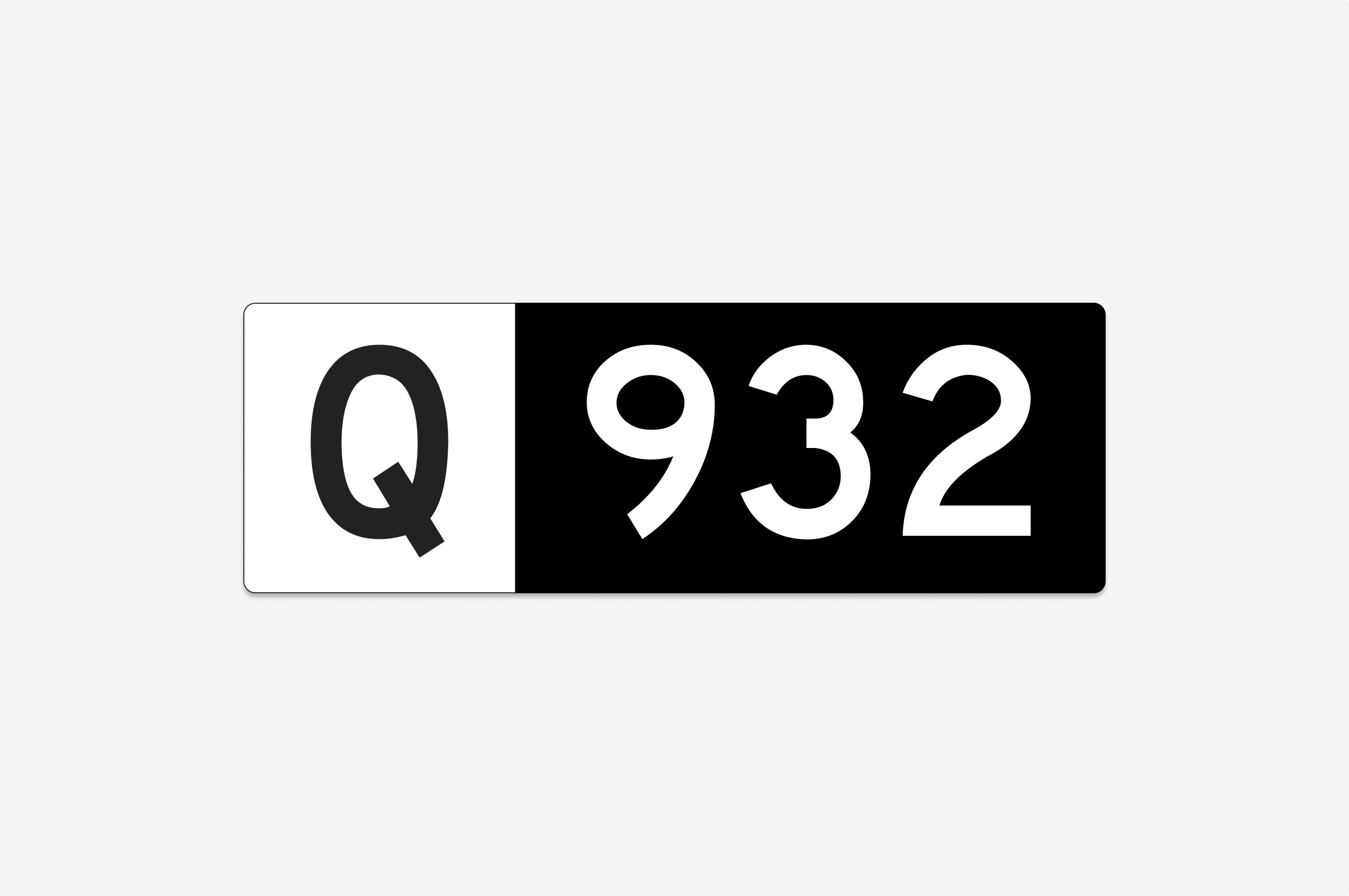 'Q932' - Queensland Heritage Number Plate for sale by auction in QLD ...