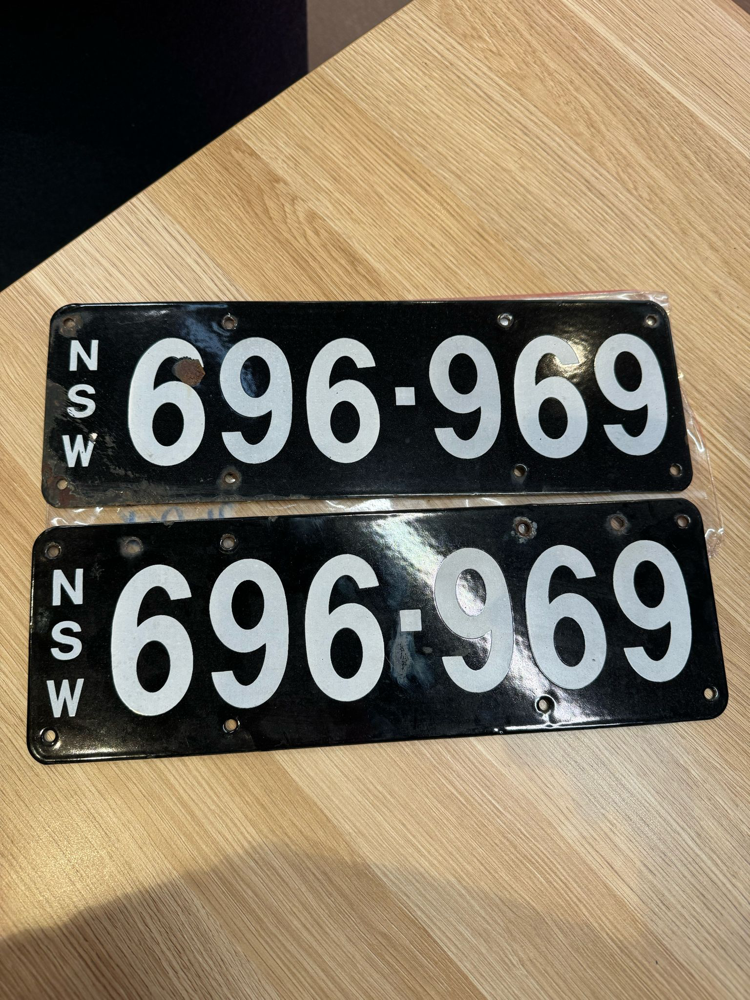 '696-969' New South Wales Heritage Number Plate for sale by auction in ...