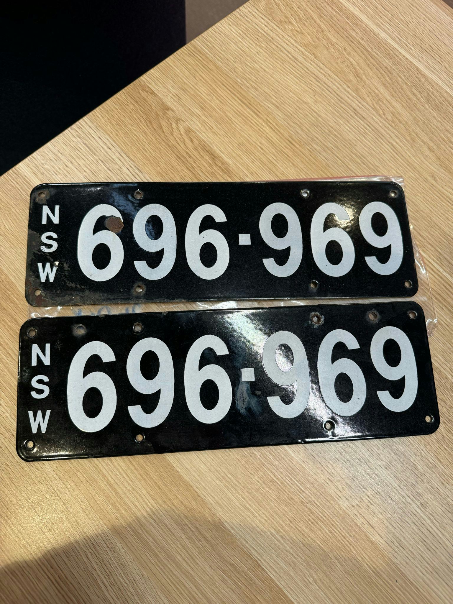 '696-969' New South Wales Heritage Number Plate for sale by auction in ...