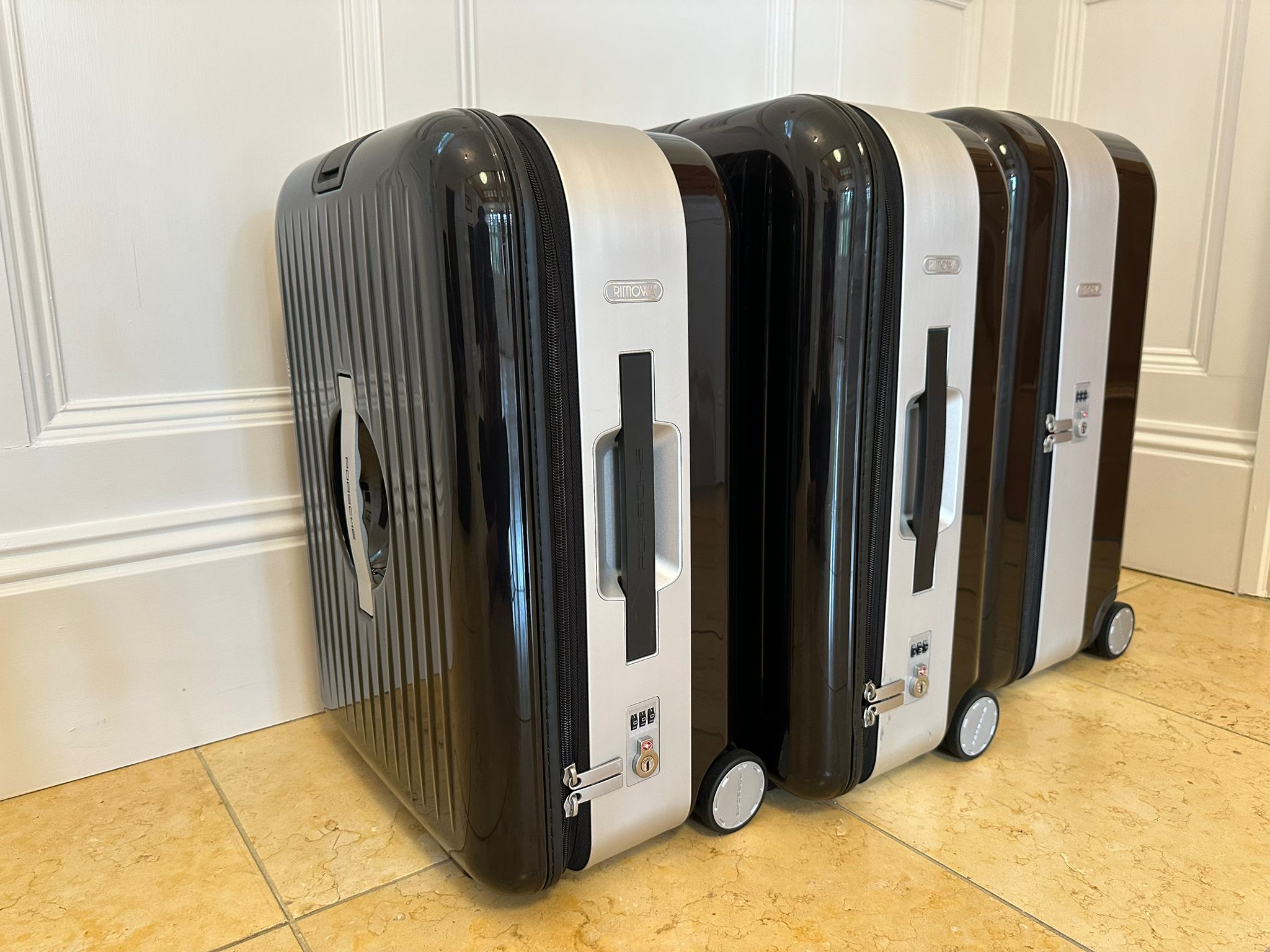 Porsche Aluframe Rimowa Luggage Set for sale by auction in London ...