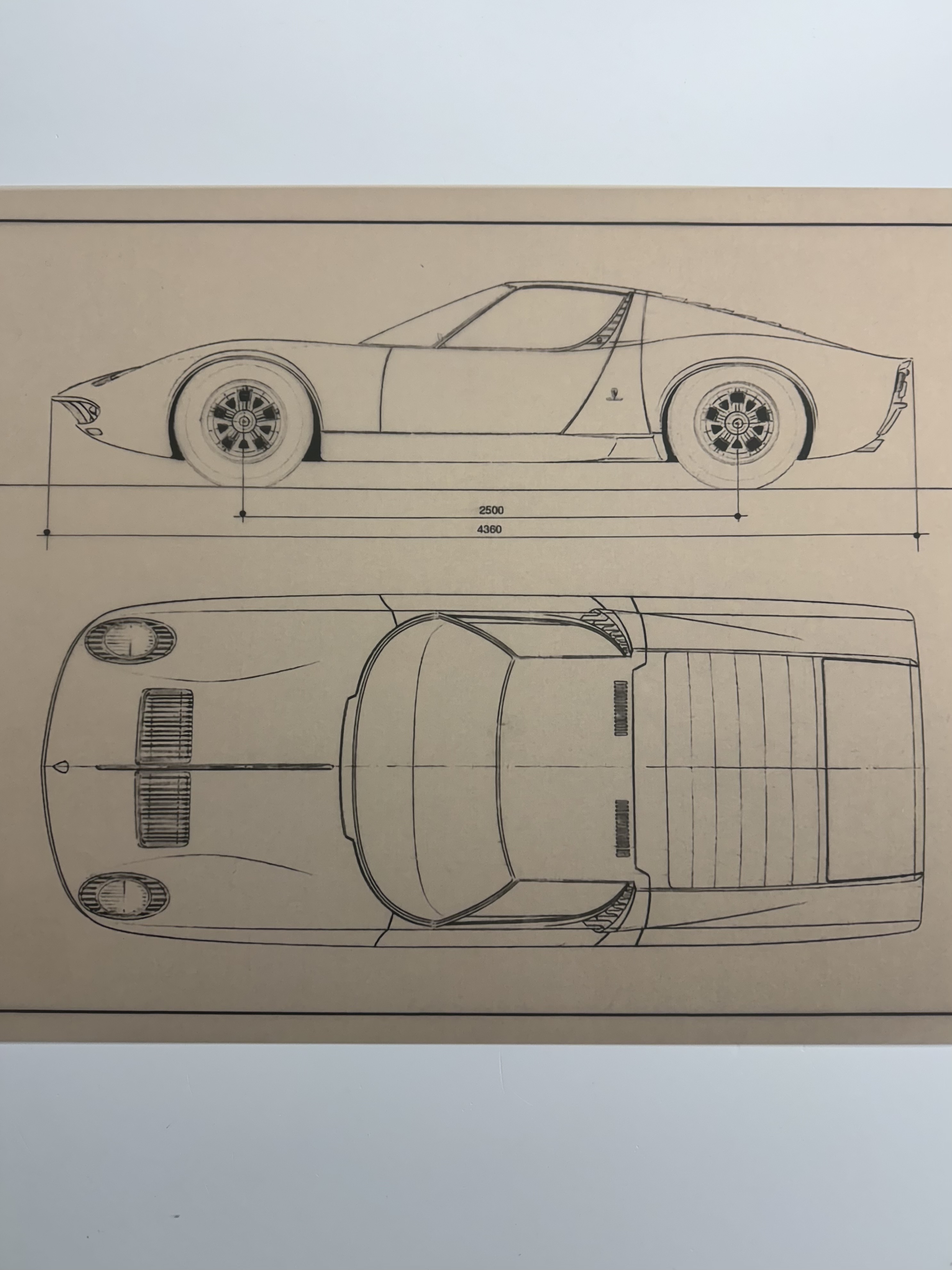 A Collection Of Bertone Blueprints for sale by auction in Milan, Italy