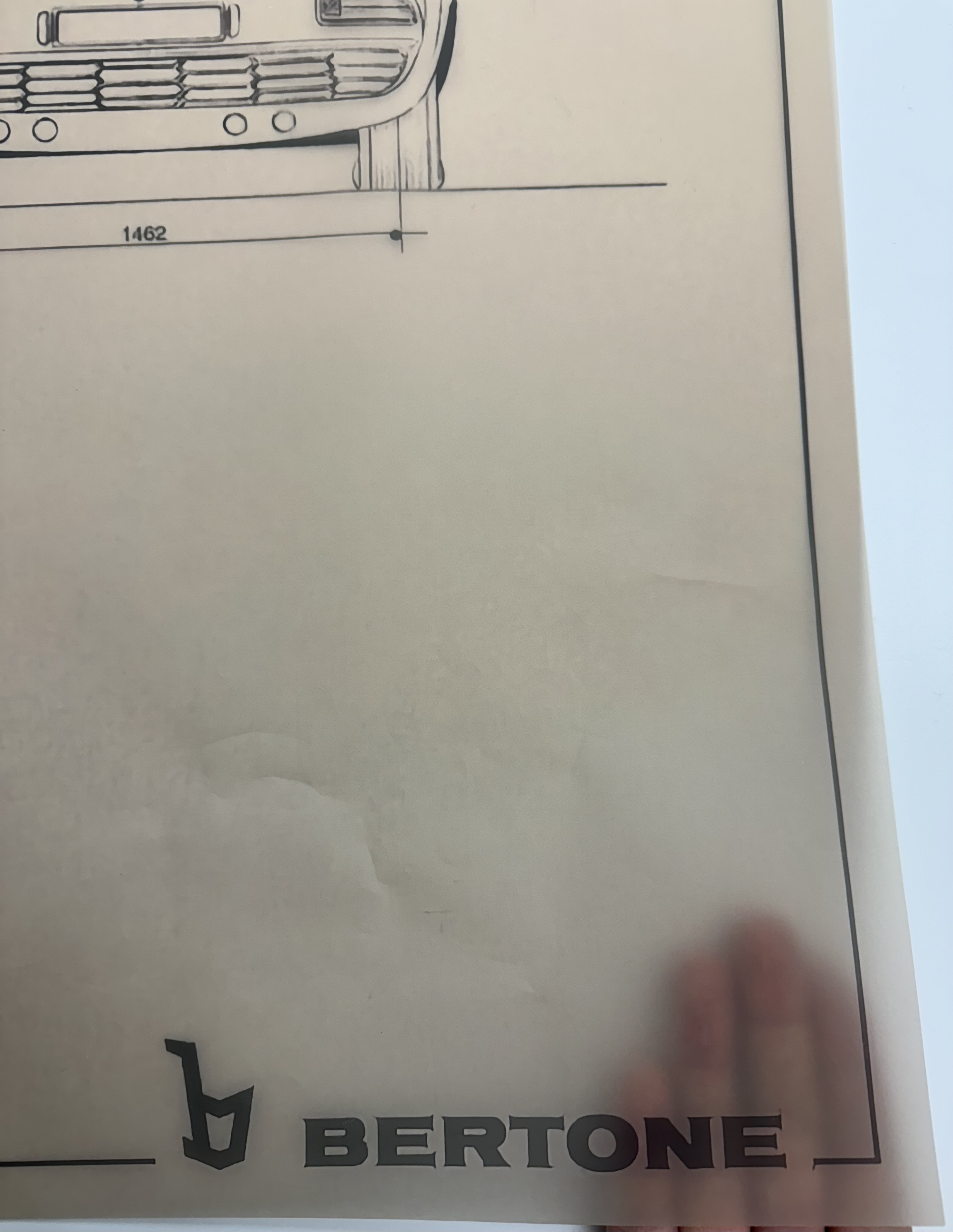 A Collection Of Bertone Blueprints for sale by auction in Milan, Italy