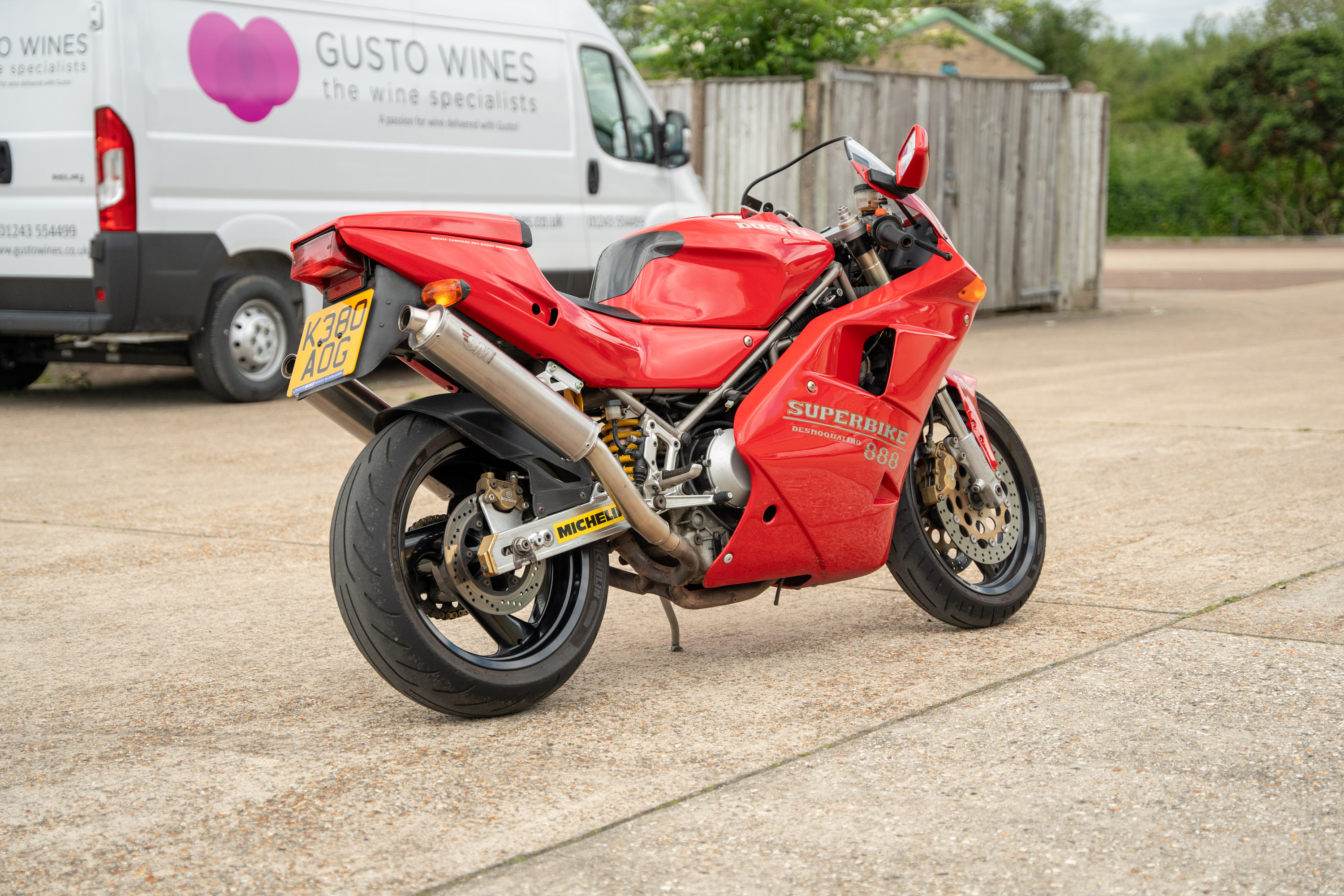 1993 Ducati 888 Strada for sale by auction in West Sussex, United Kingdom