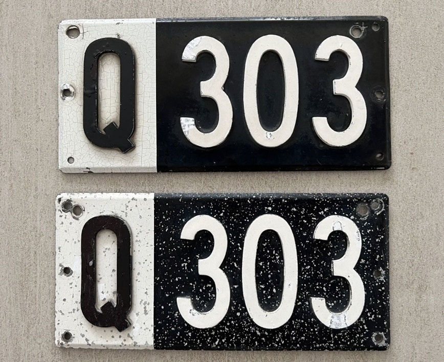 'Q303' - Queensland Heritage Number Plate for sale by auction in QLD ...