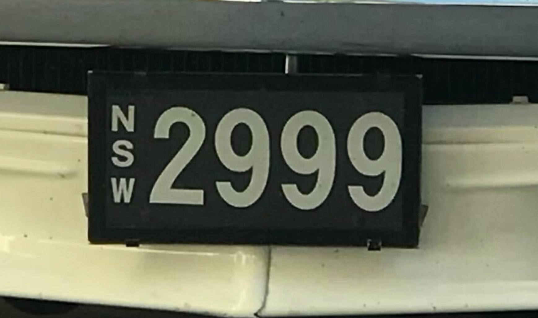 '2999' New South Wales Heritage Number Plate for sale by auction in NSW ...