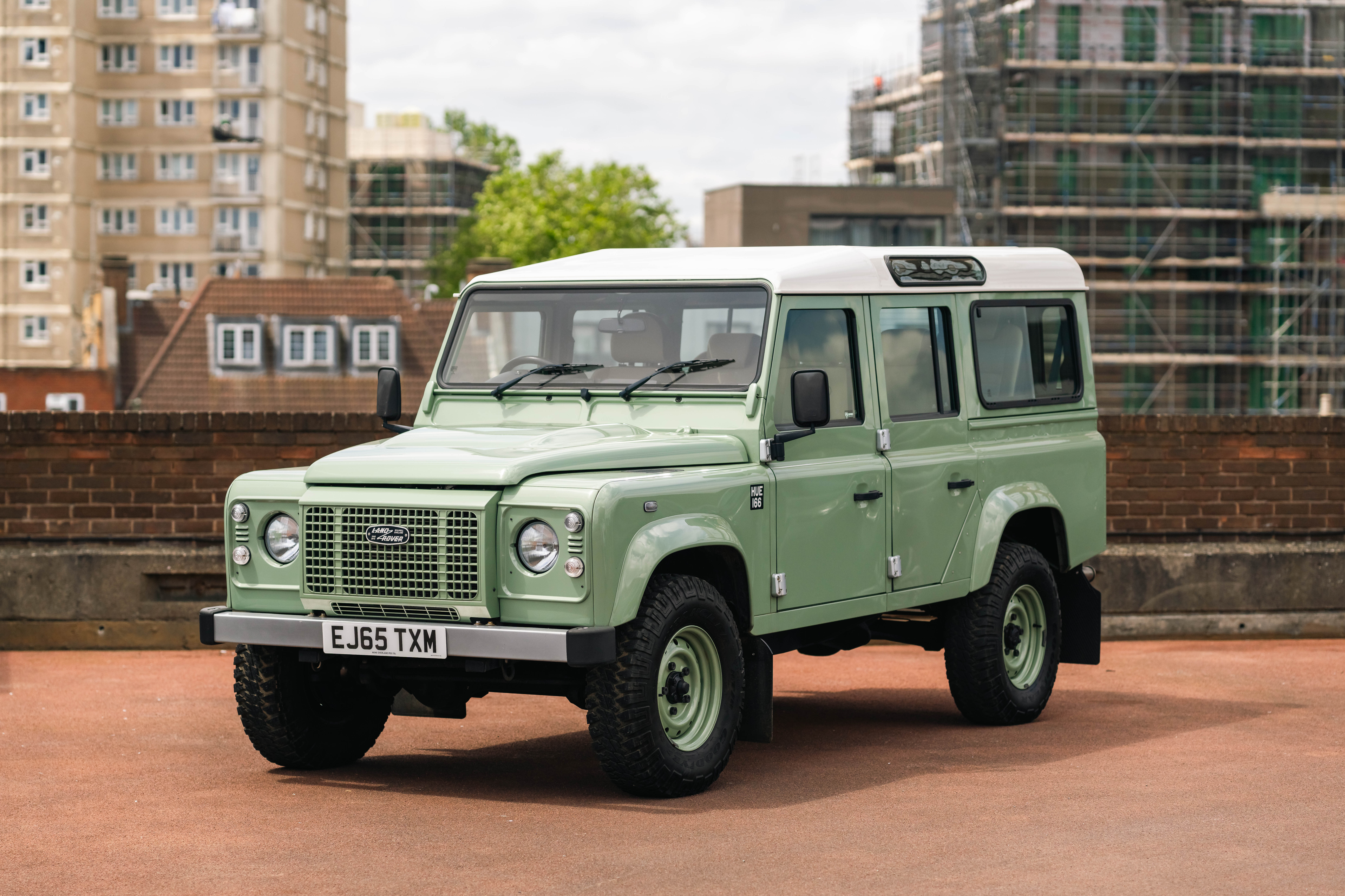 Olive Green Land Rover 2016