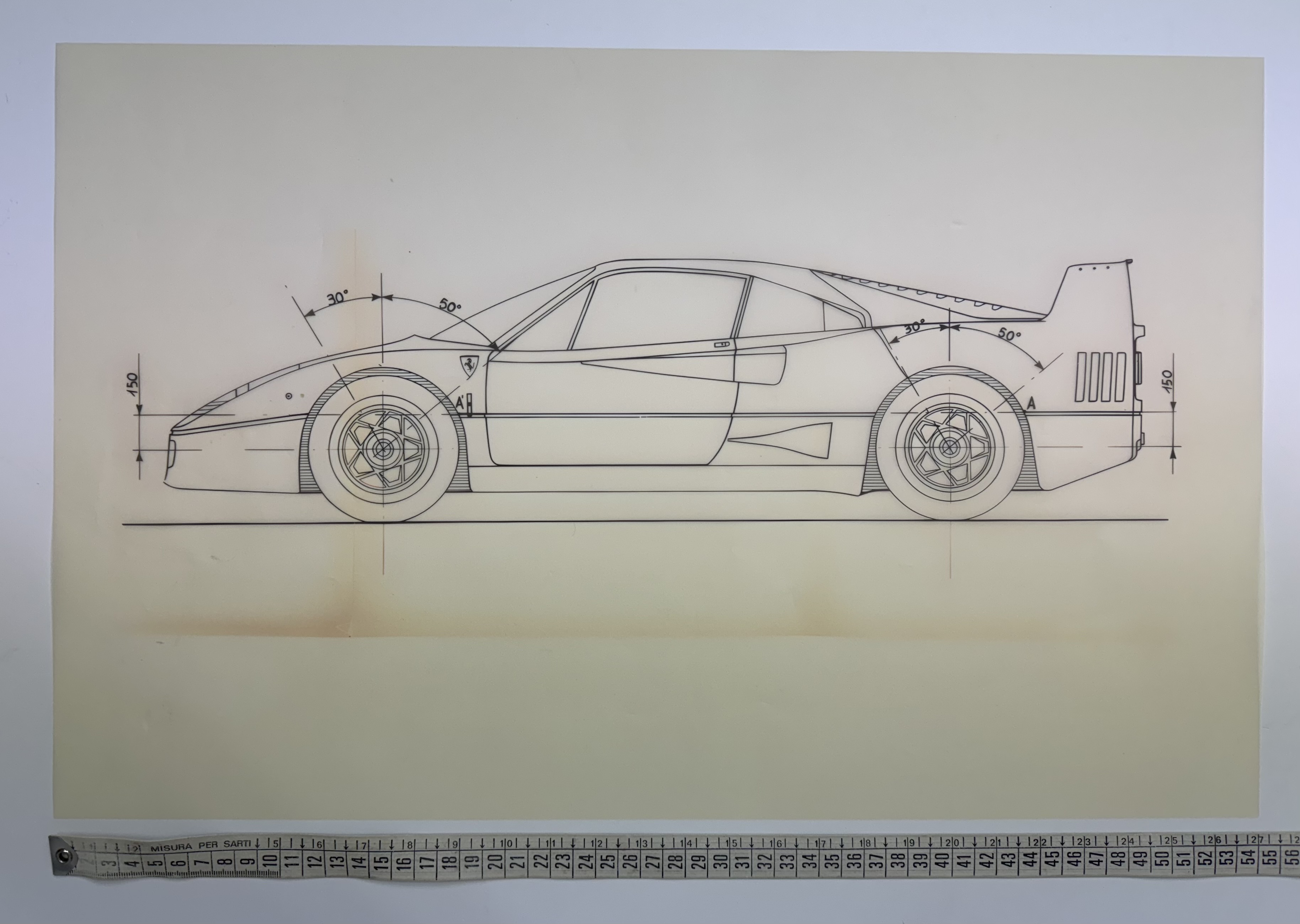 A Collection Of Ferrari Blueprints and Photographs for sale by auction ...