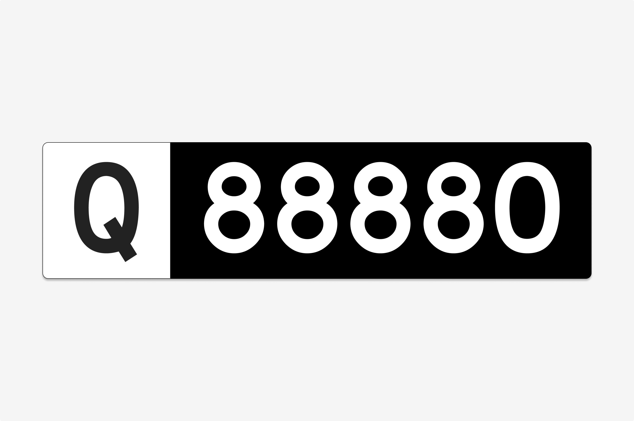 'Q88880 - Queensland Heritage Number Plate for sale by auction in QLD ...