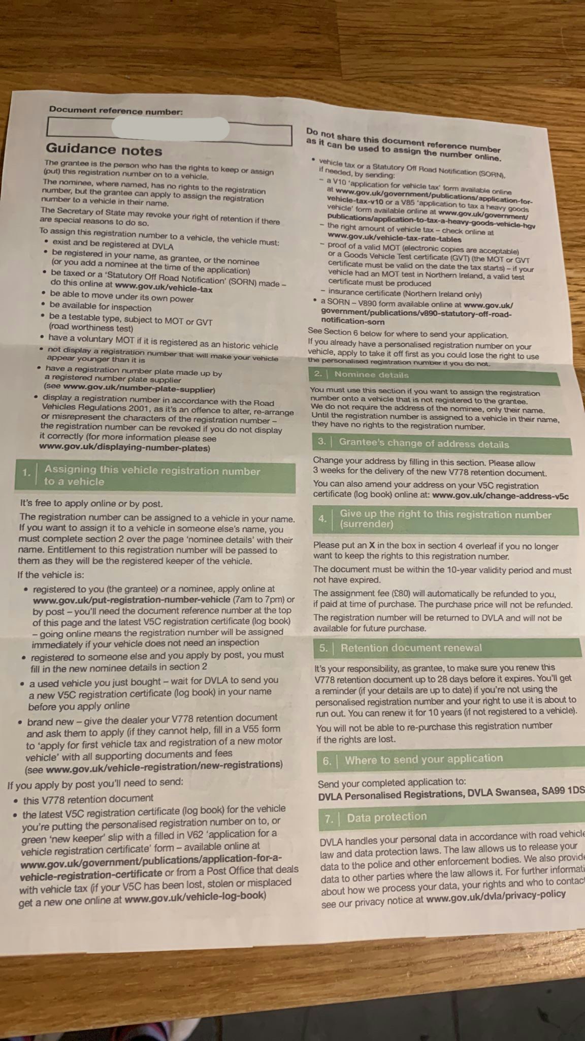 'JAM 75' - Number Plate for sale by auction in , United Kingdom