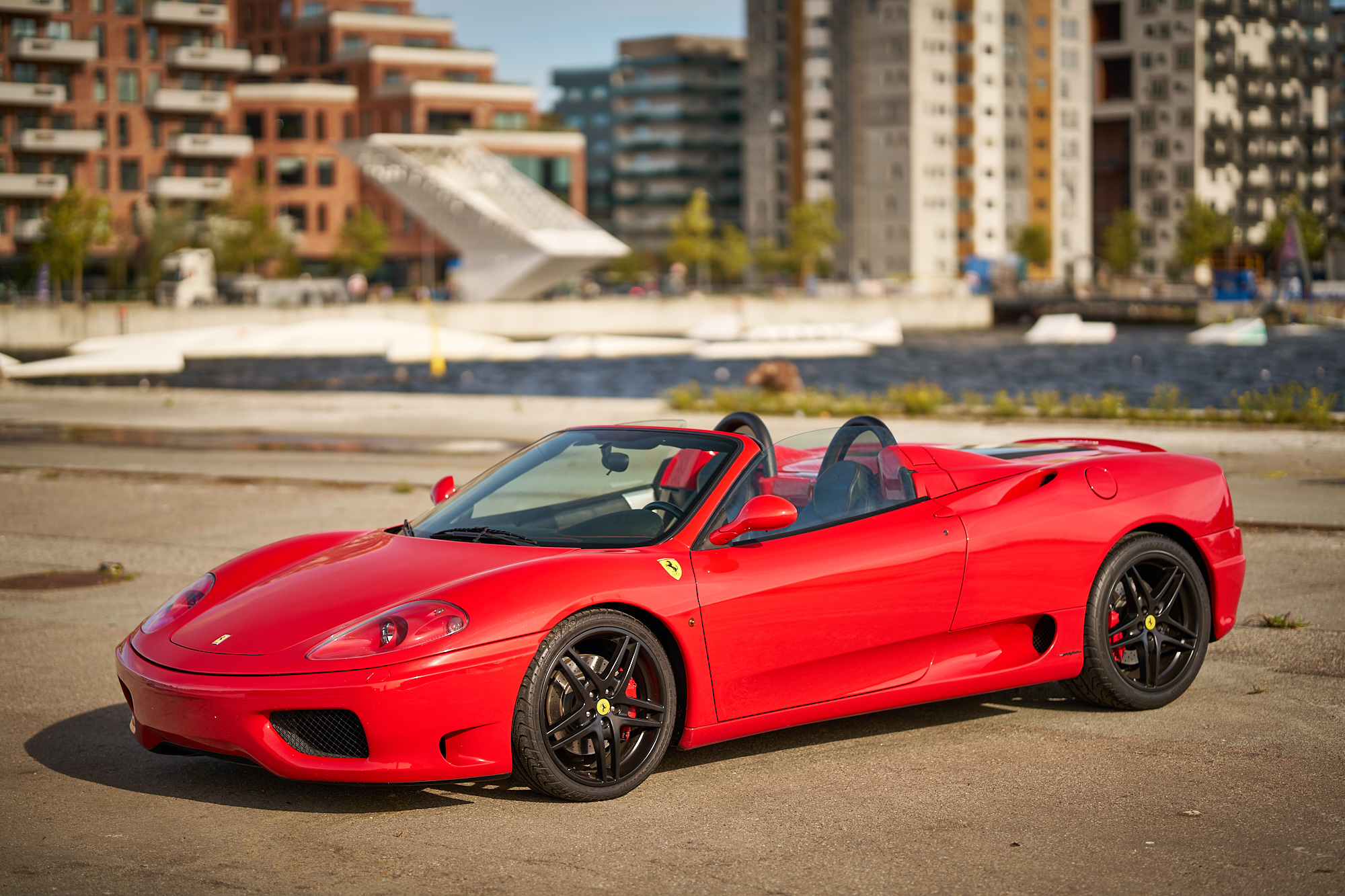 Red 360 Modena Spider Ferrari 2001 Ferrari 360 Spider First Drive Road