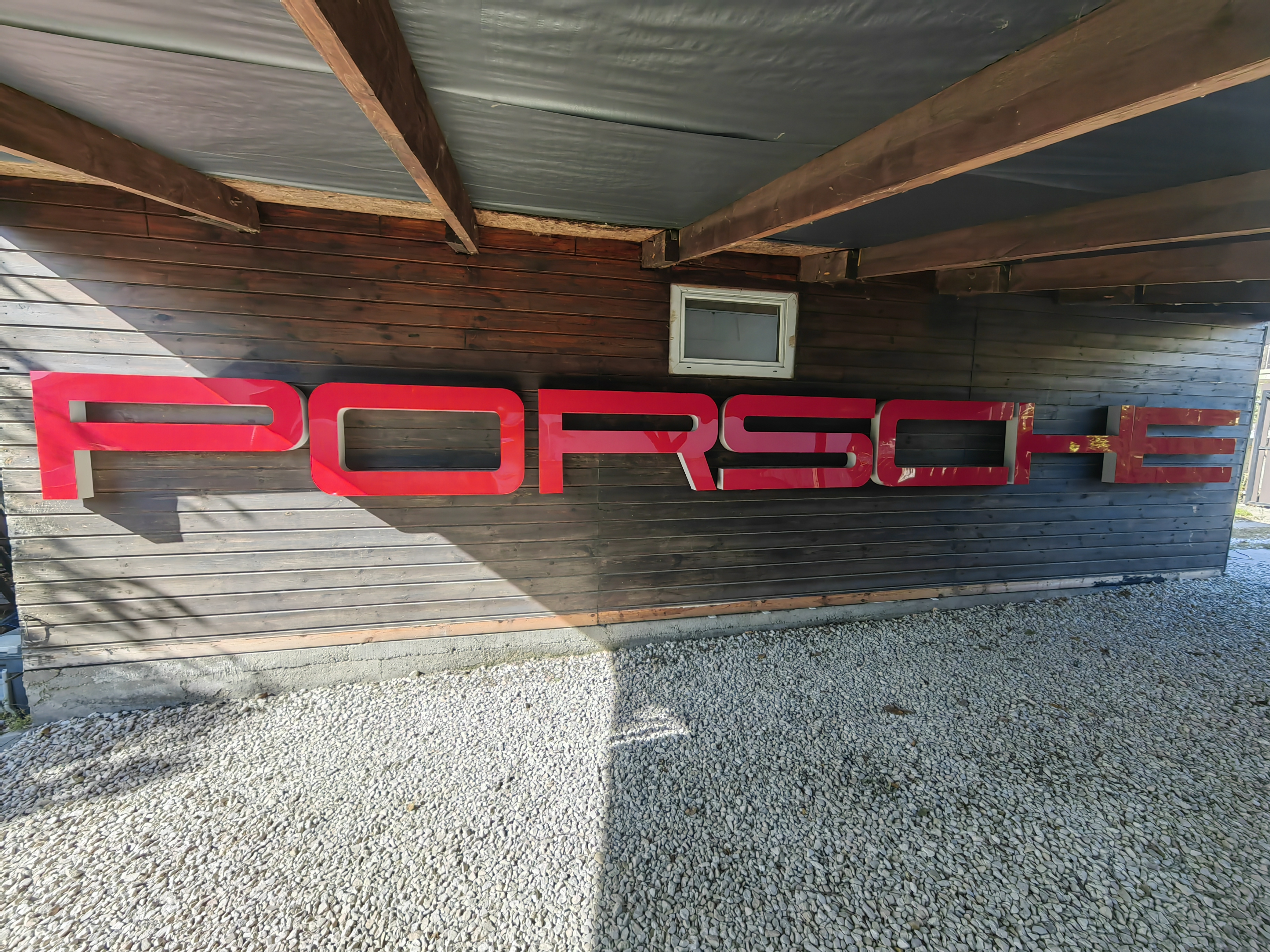 Large Porsche Illuminated Sign for sale by auction in Budapest, Hungary