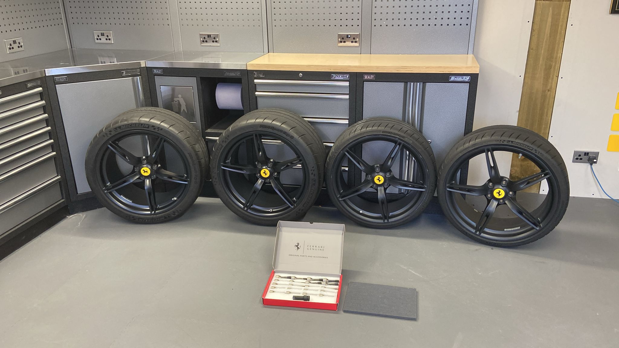 Set of Ferrari 458 Speciale Wheels and Tyres for sale by auction in ...