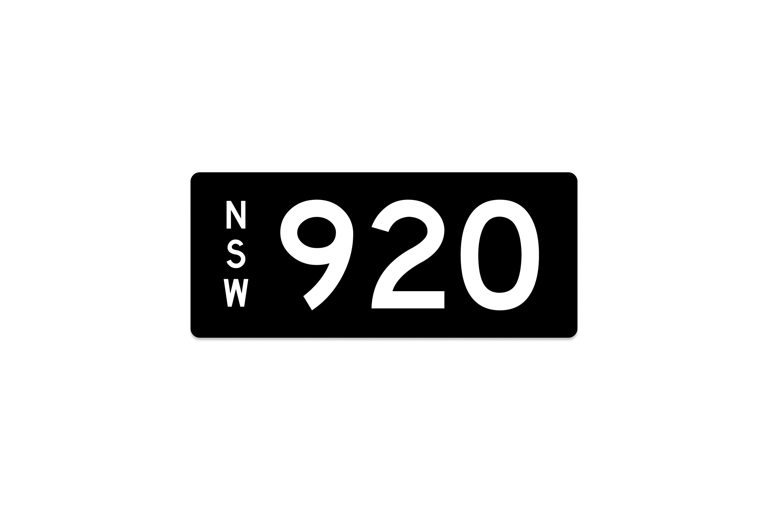 '920' - New South Wales Heritage Number Plate for sale by auction in ...