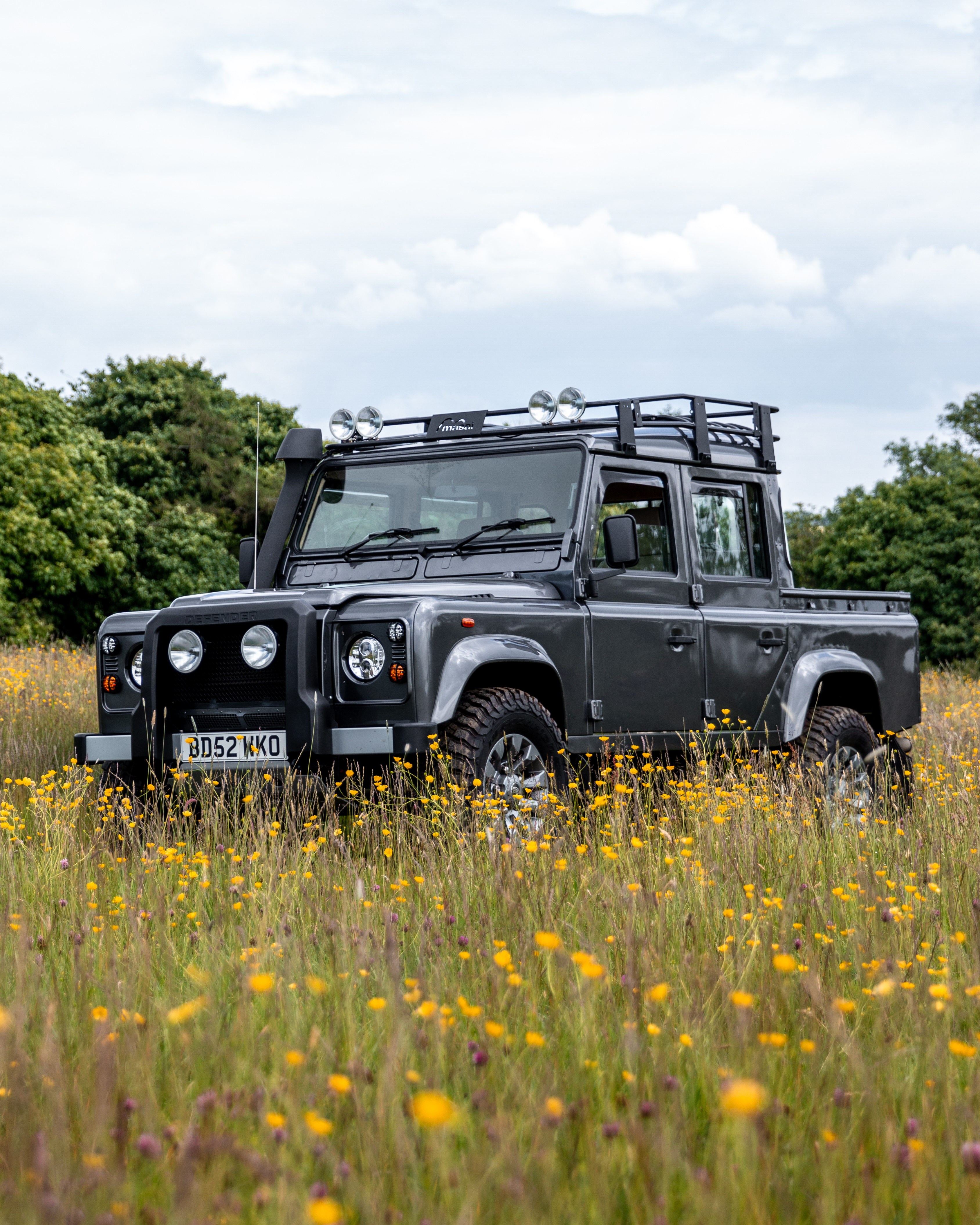 2002 Land Rover Defender 110 TD5 Double Cab Pick Up for sale by auction ...