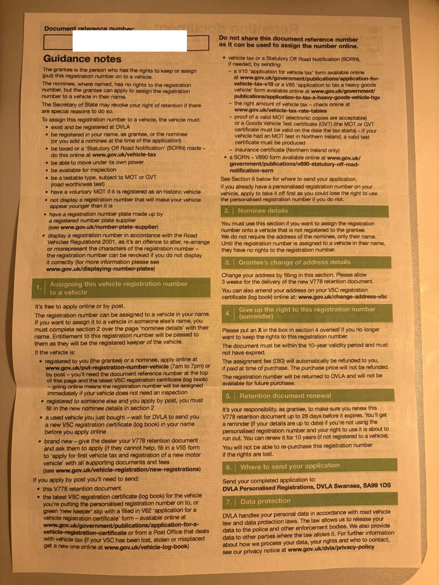 'T2 USP' - Number Plate for sale by auction in , United Kingdom